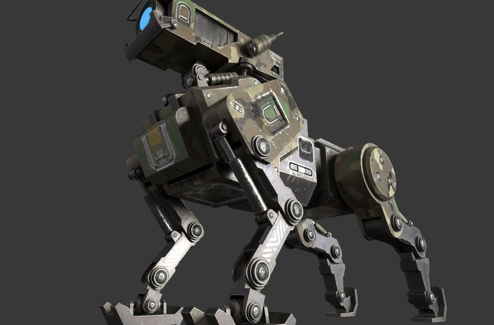 Mech Dog 3D - TurboSquid 1213746
