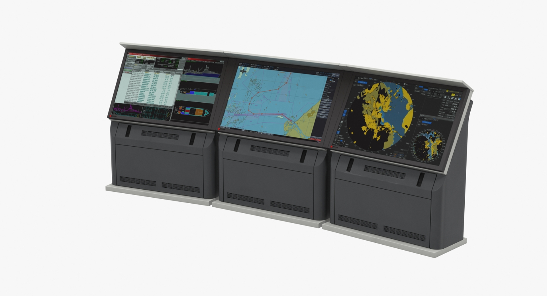 3D Naval Monitors Radar Systems - TurboSquid 1333094