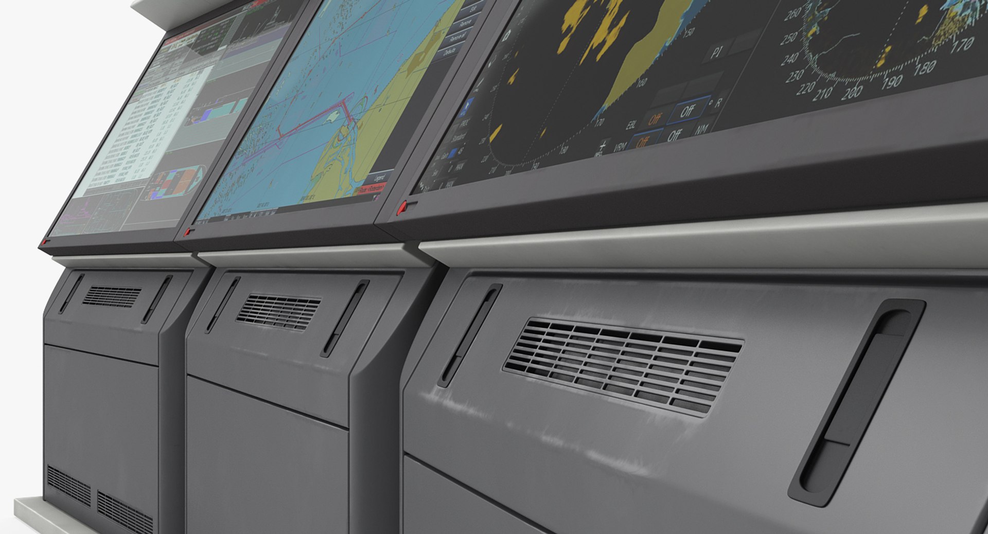 3D Naval Monitors Radar Systems - TurboSquid 1333094