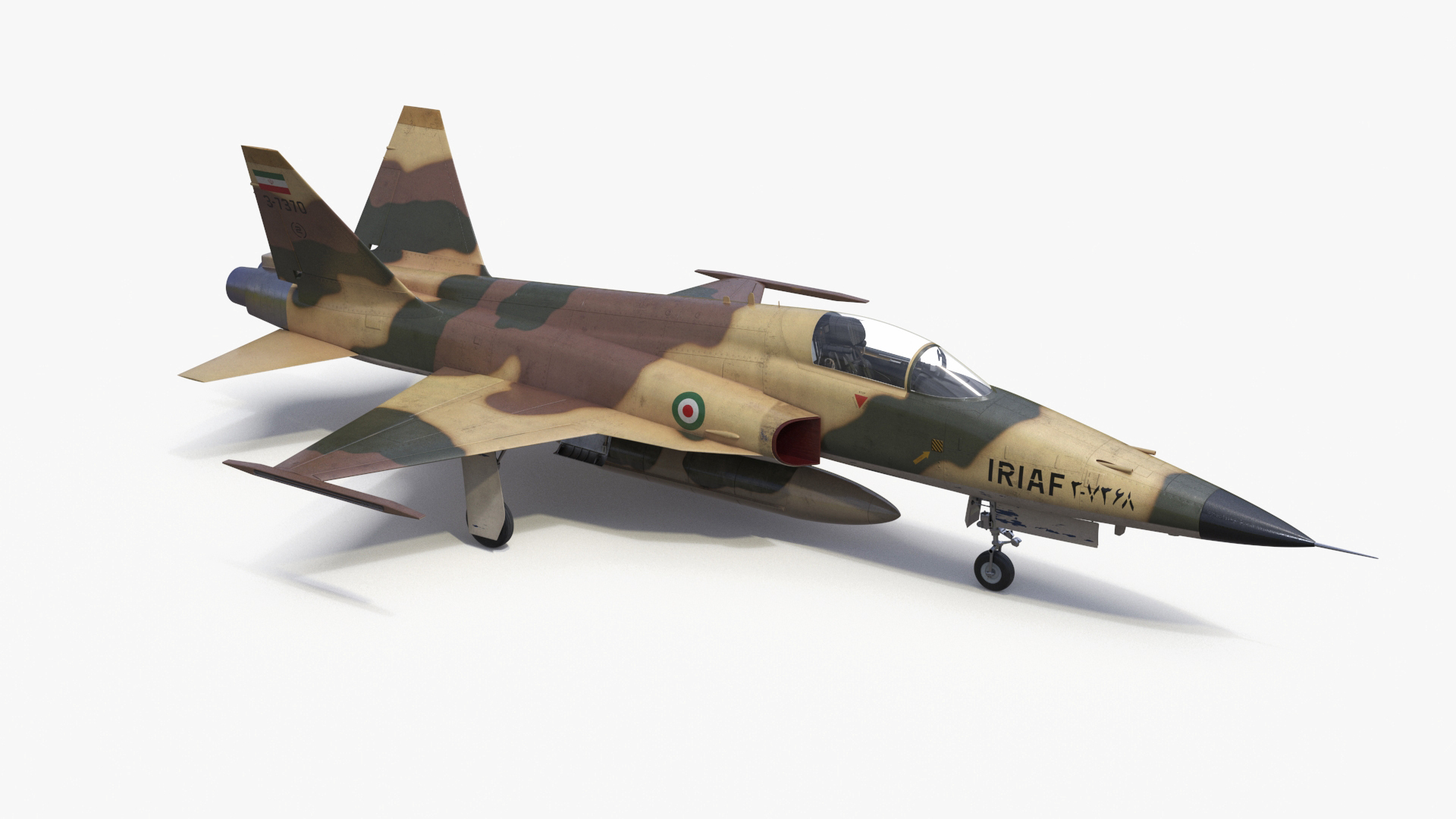 Iranian HESA Saeqeh Fighter Aircraft Rigged For Maya 3D - TurboSquid ...