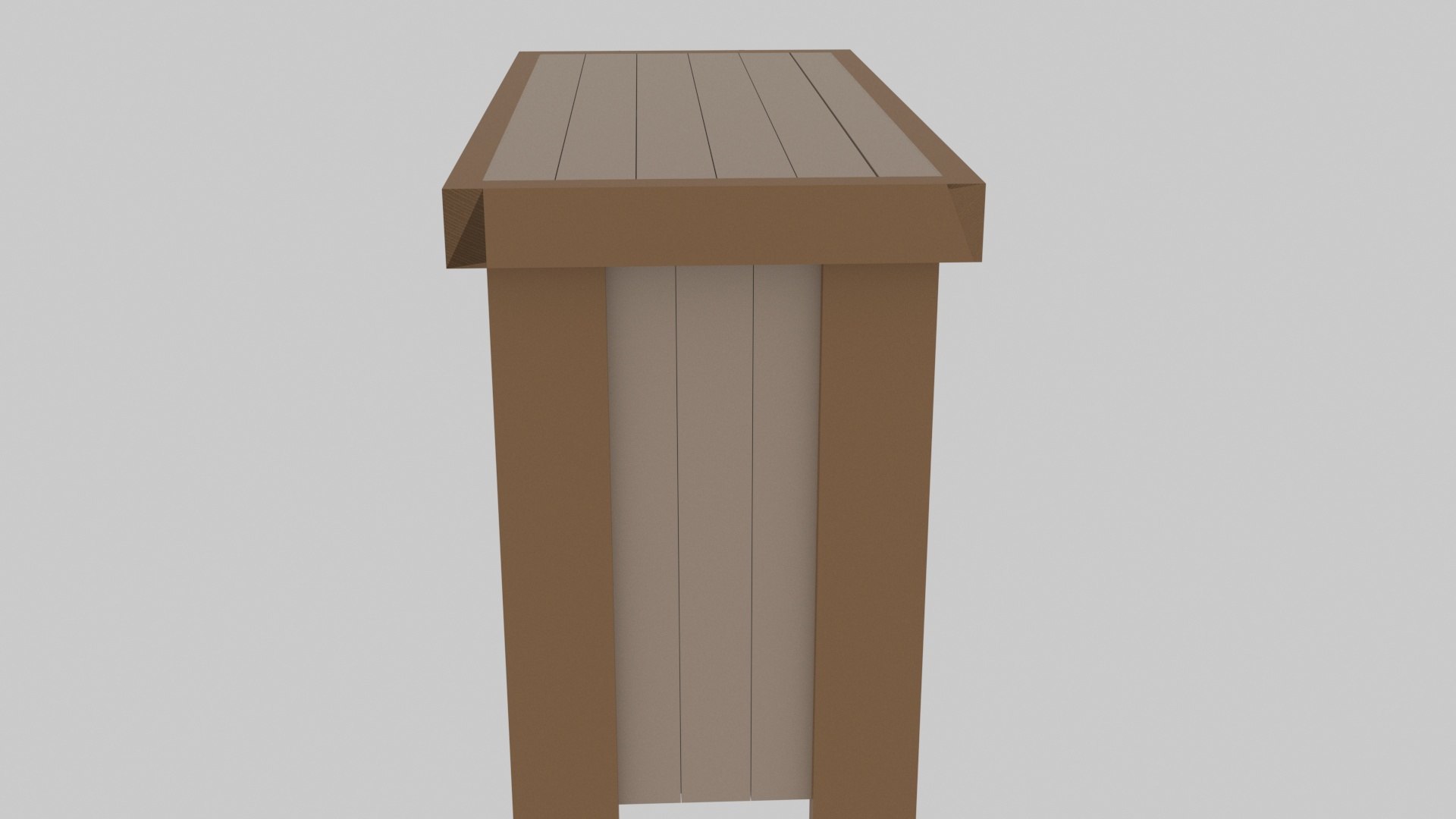 Wooden bar counter 3D model - TurboSquid 2146873