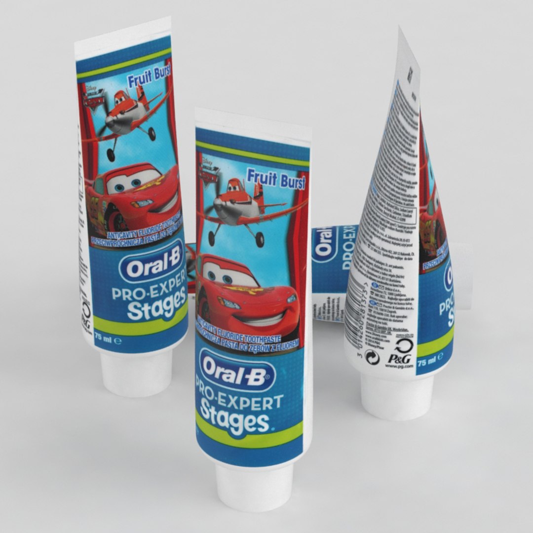 Toothpaste 3D Model - TurboSquid 1283978