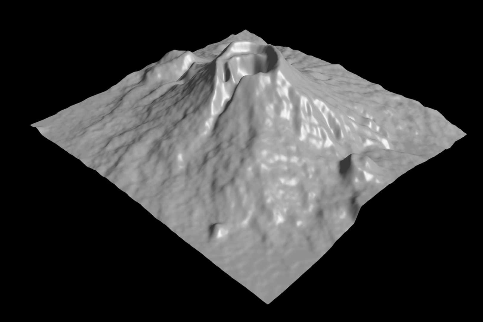 3D Volcano Mount Ibu Indonesia - TurboSquid 1548770