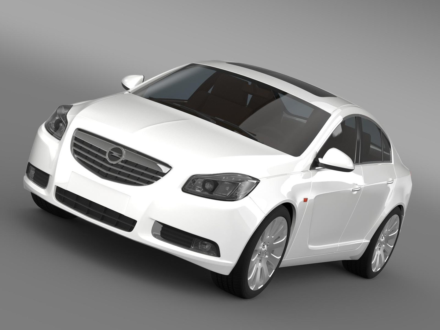 opel insignia ecoflex 2008-13 3d model