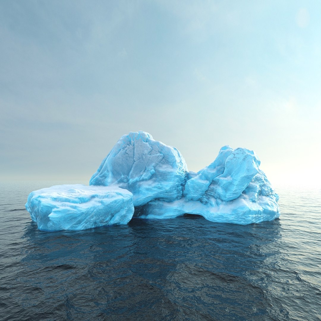Photorealistic Render Ready Iceberg 3D Model - TurboSquid 1367285
