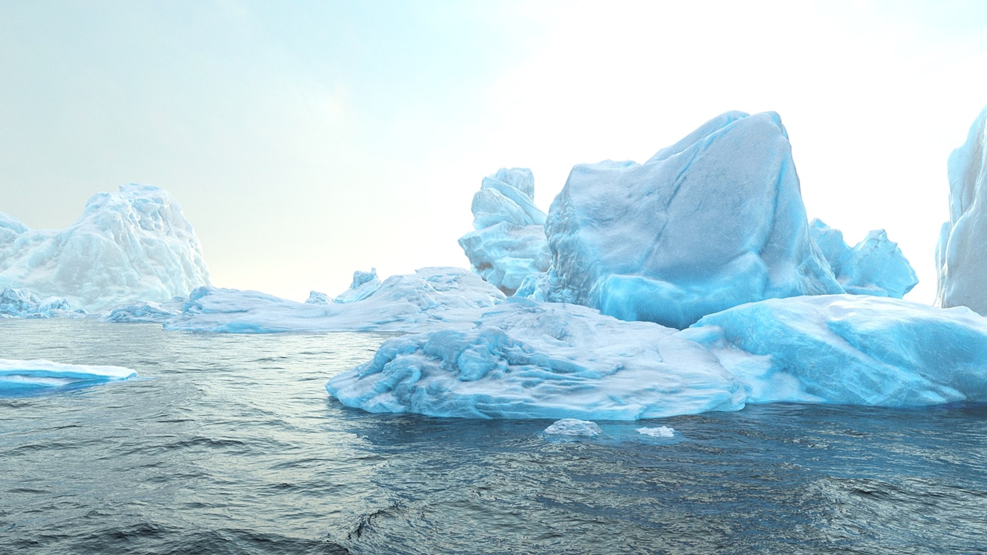 Photorealistic Render Ready Iceberg 3D Model - TurboSquid 1367285