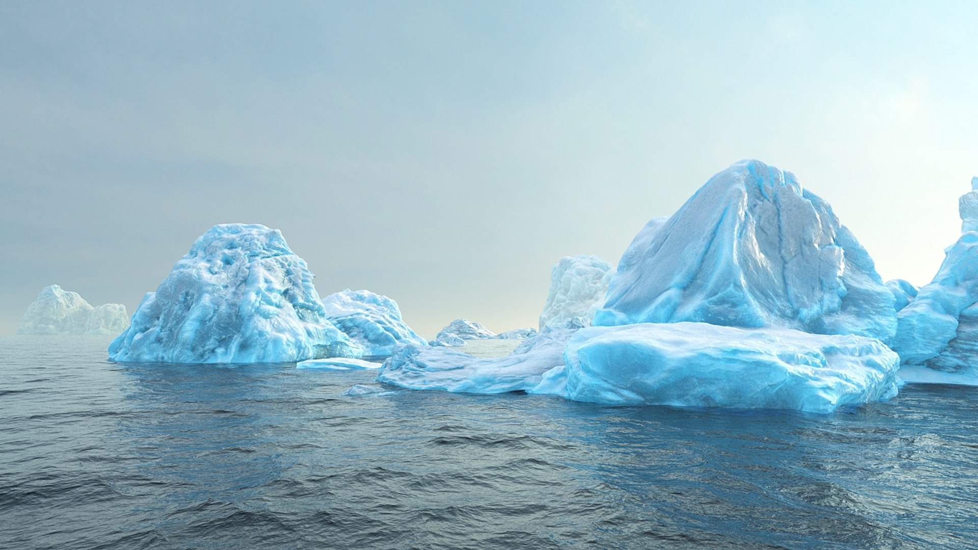 Photorealistic Render Ready Iceberg 3D Model - TurboSquid 1367285