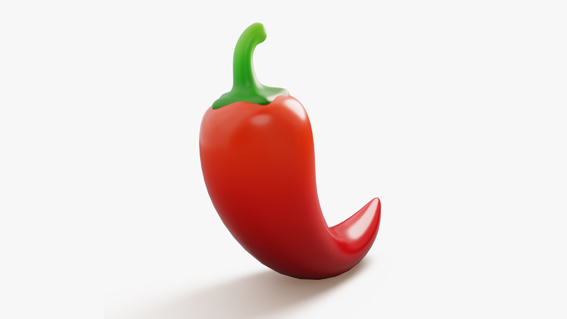 3D Stylized Chili Pepper Model - TurboSquid 2400801