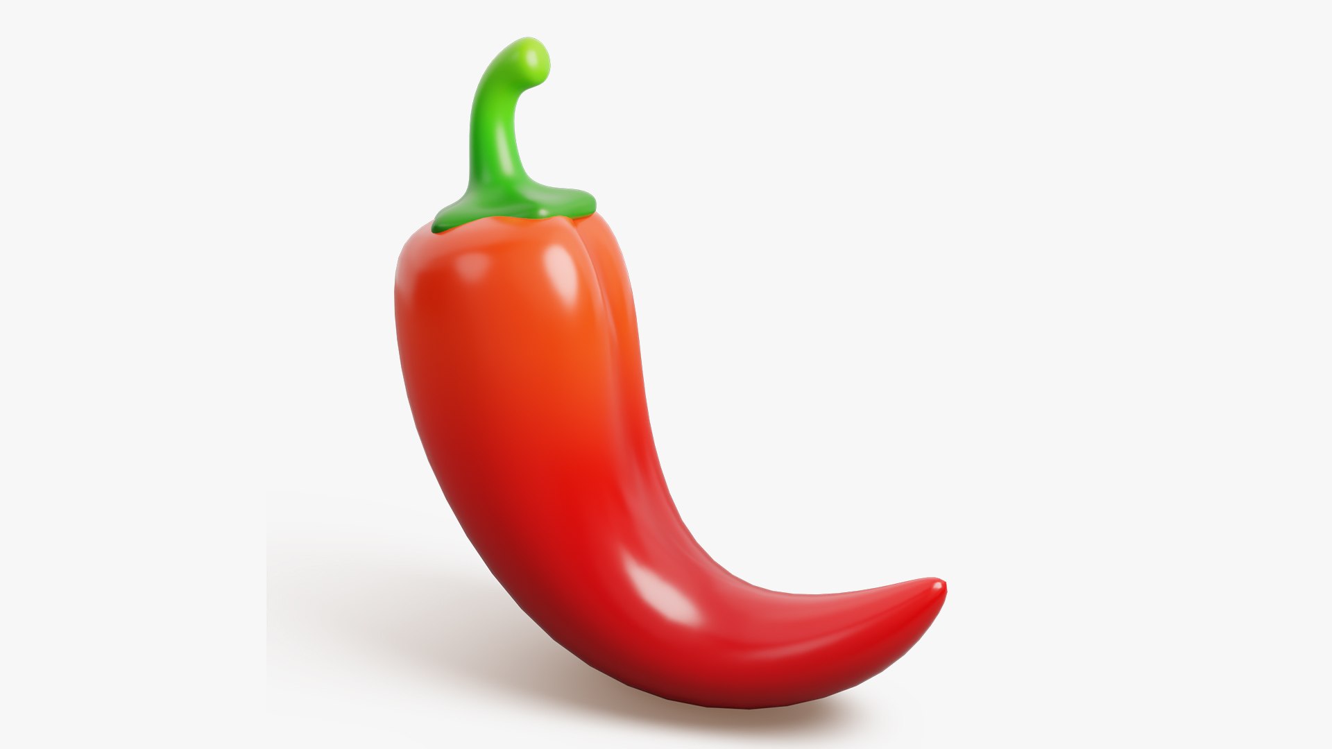 3D Stylized Chili Pepper Model - TurboSquid 2400801
