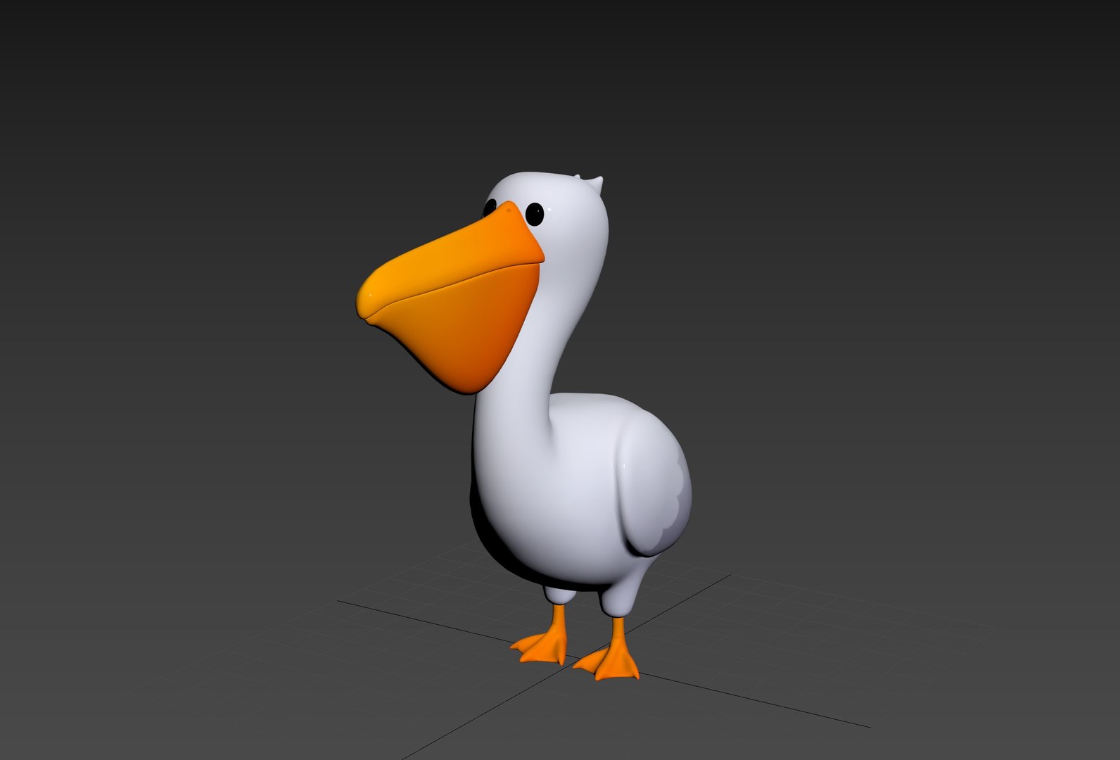 3D Character305 Pelican Model - TurboSquid 2213544