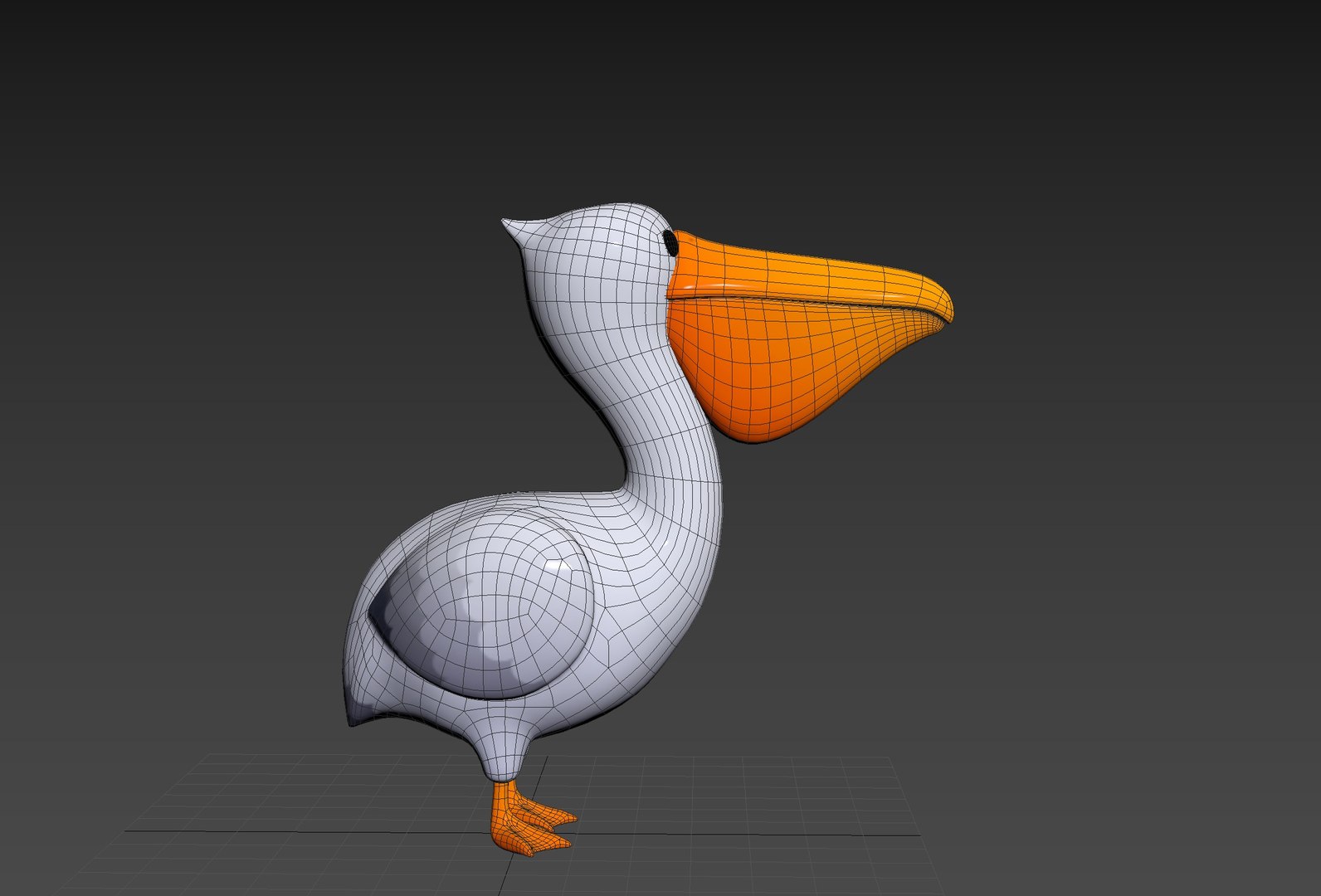 3D Character305 Pelican Model - TurboSquid 2213544
