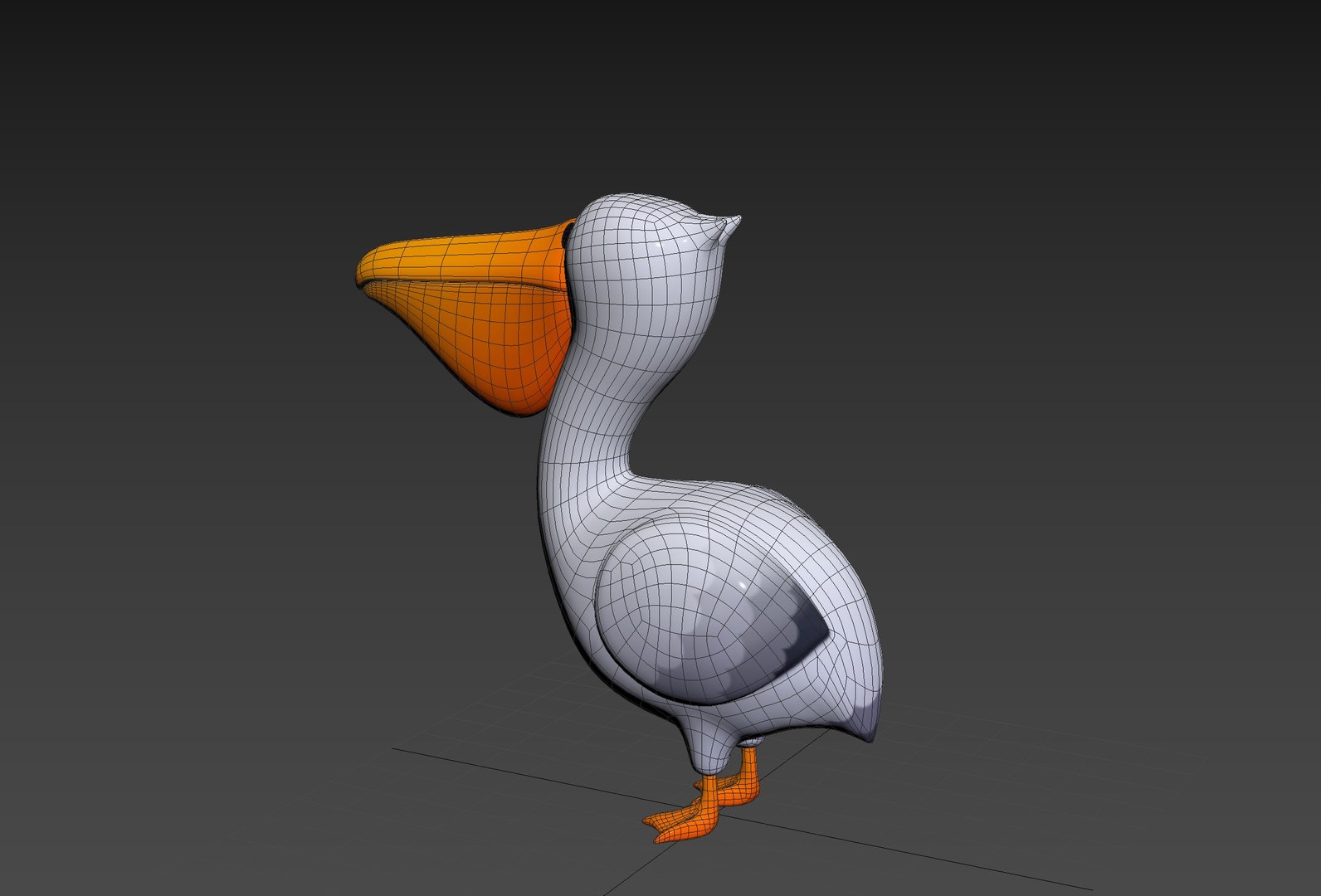 3D Character305 Pelican Model - TurboSquid 2213544