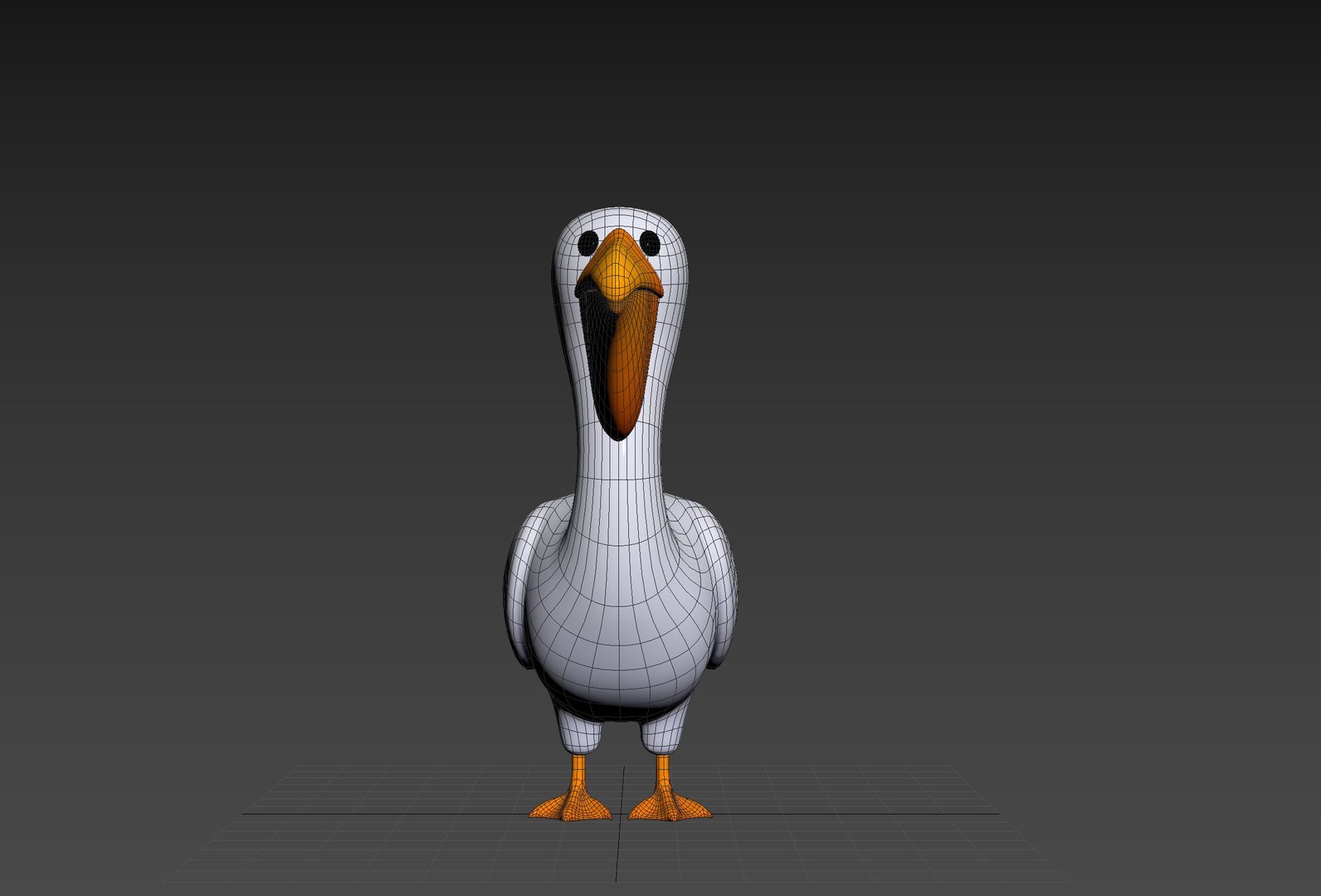 3D Character305 Pelican Model - TurboSquid 2213544