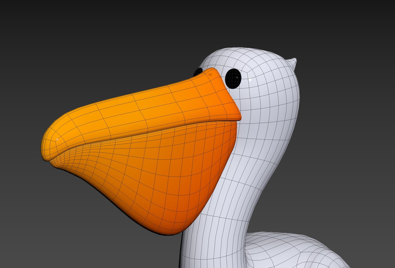 3D Character305 Pelican Model - TurboSquid 2213544