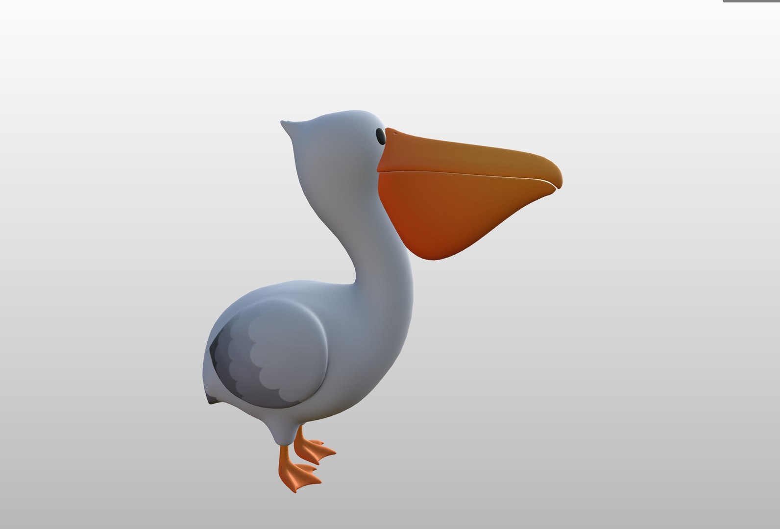 3D Character305 Pelican Model - TurboSquid 2213544