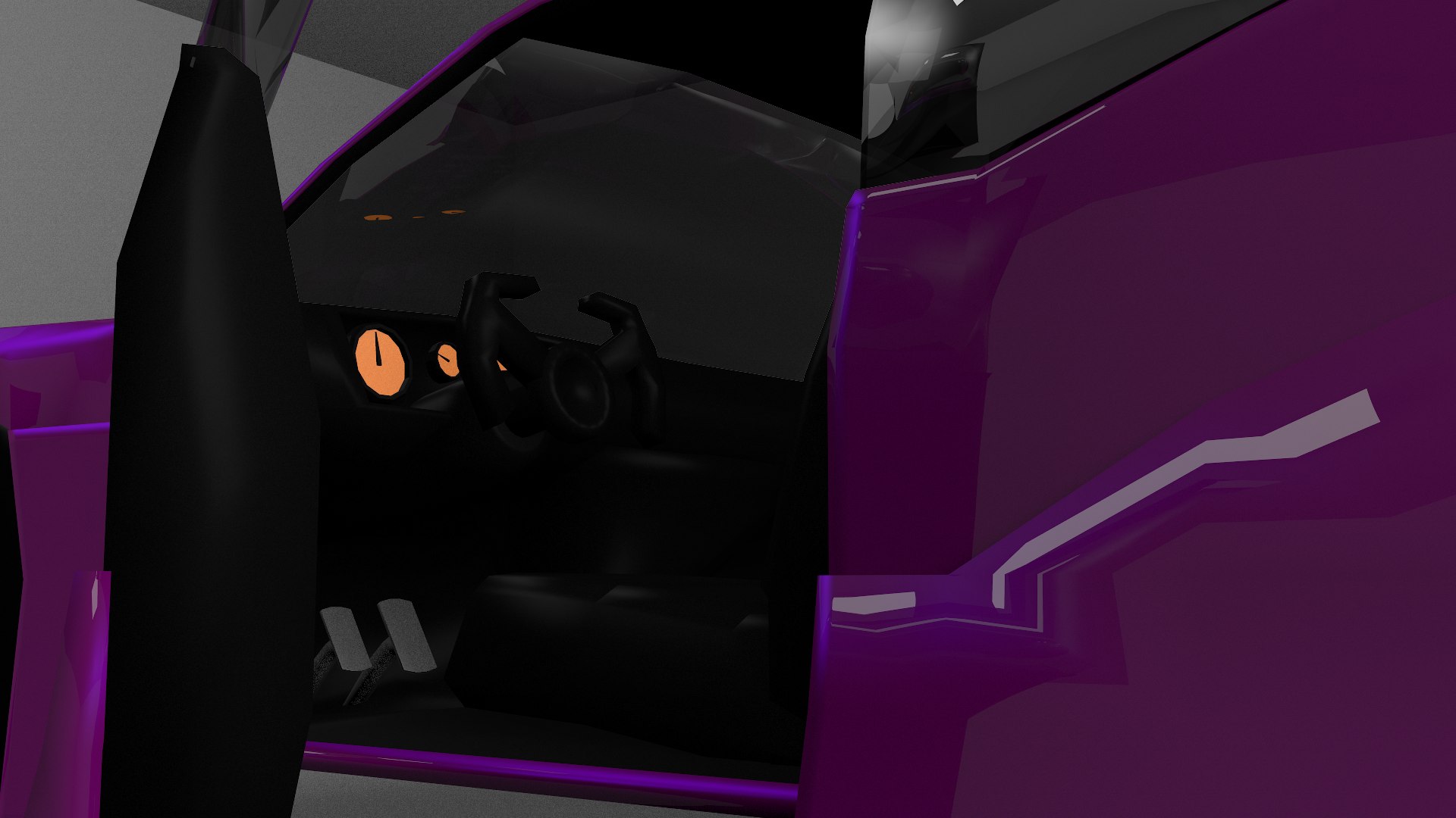 3D Futuristic Synthwave Car - TurboSquid 2277506