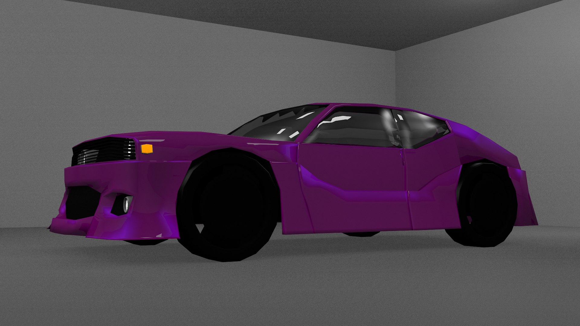 3D Futuristic Synthwave Car - TurboSquid 2277506