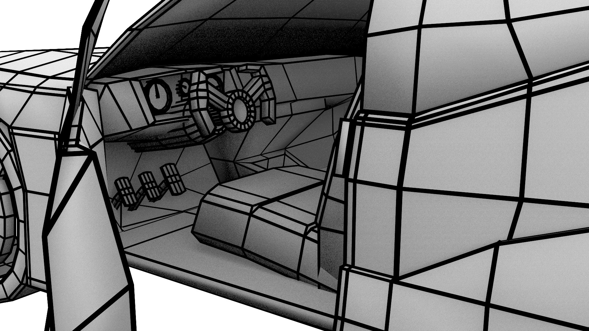 3D Futuristic Synthwave Car - TurboSquid 2277506