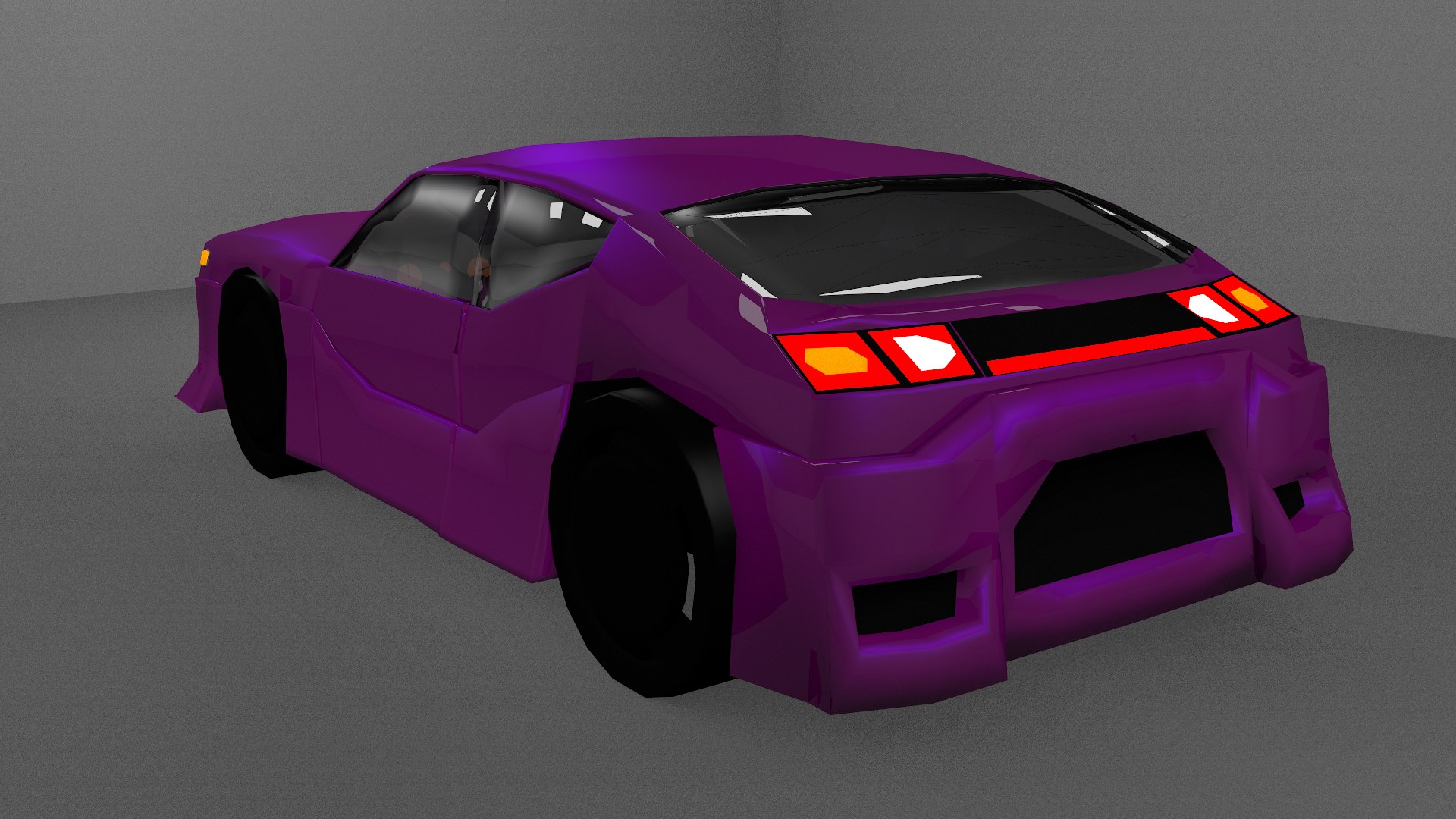 3D Futuristic Synthwave Car - TurboSquid 2277506