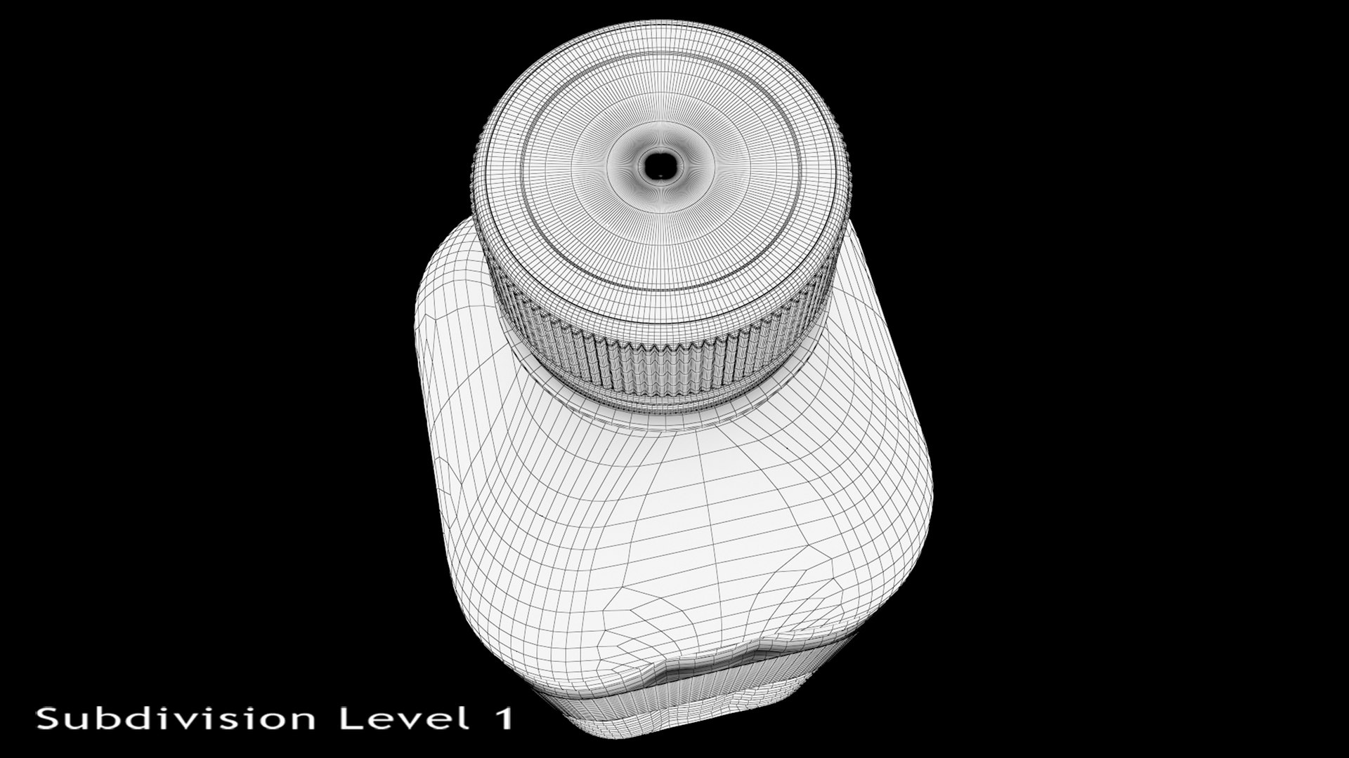 3d Plastic Bottle Water Model