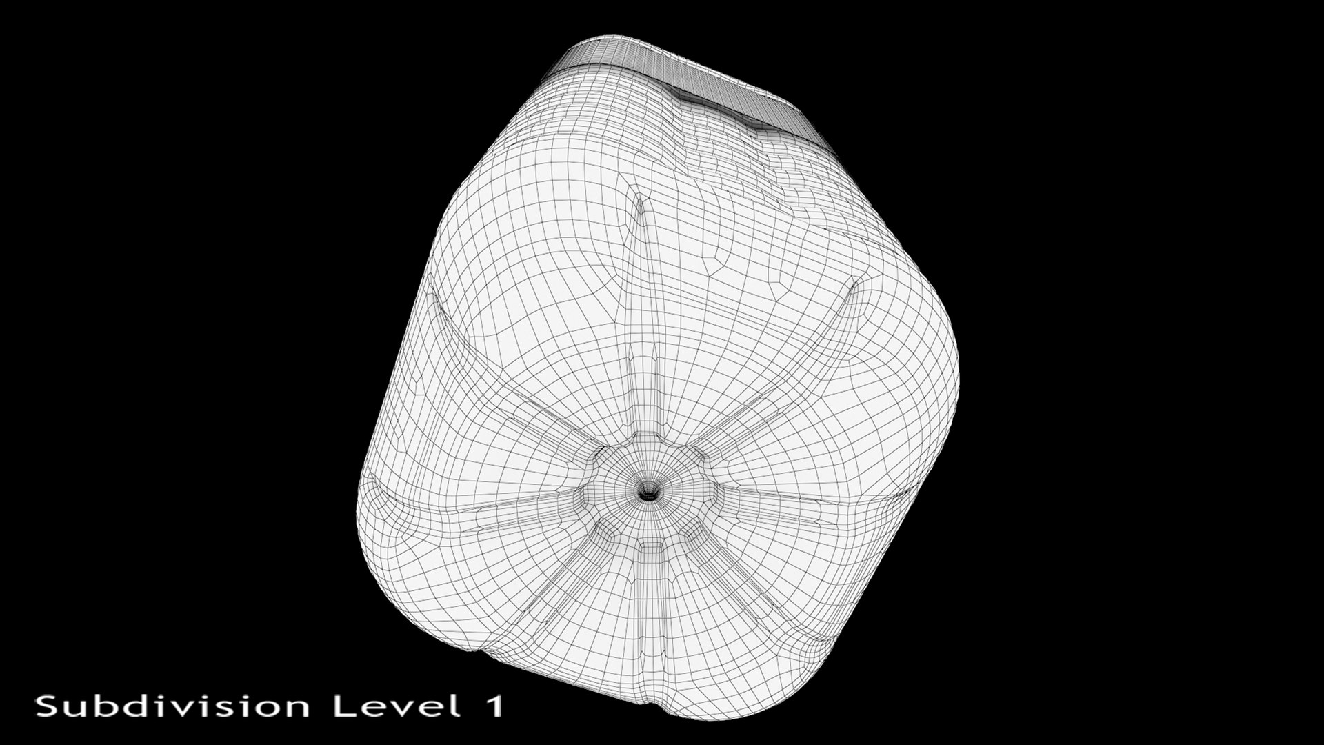 3d Plastic Bottle Water Model