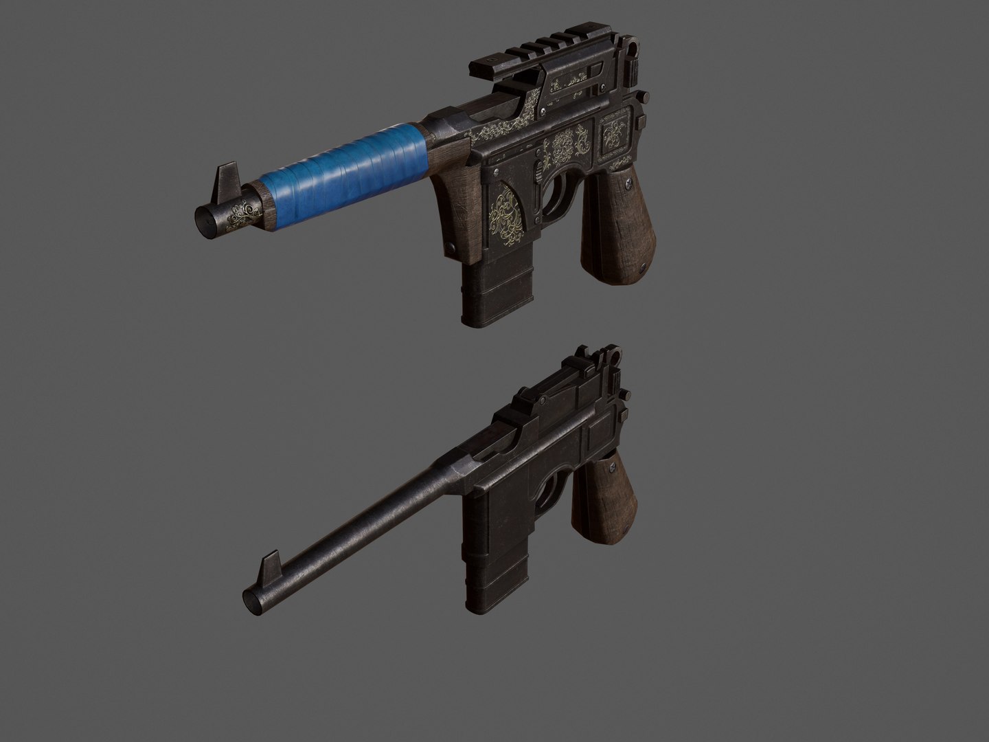 Weapons gun pistol 3D model - TurboSquid 1373450