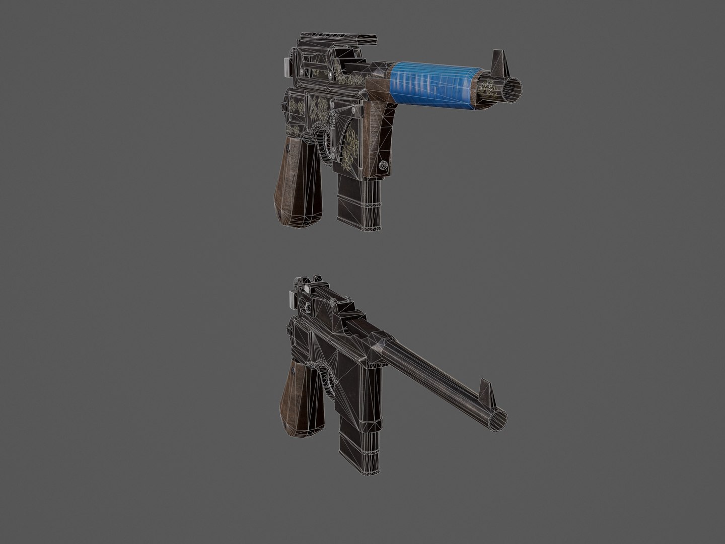 Weapons gun pistol 3D model - TurboSquid 1373450