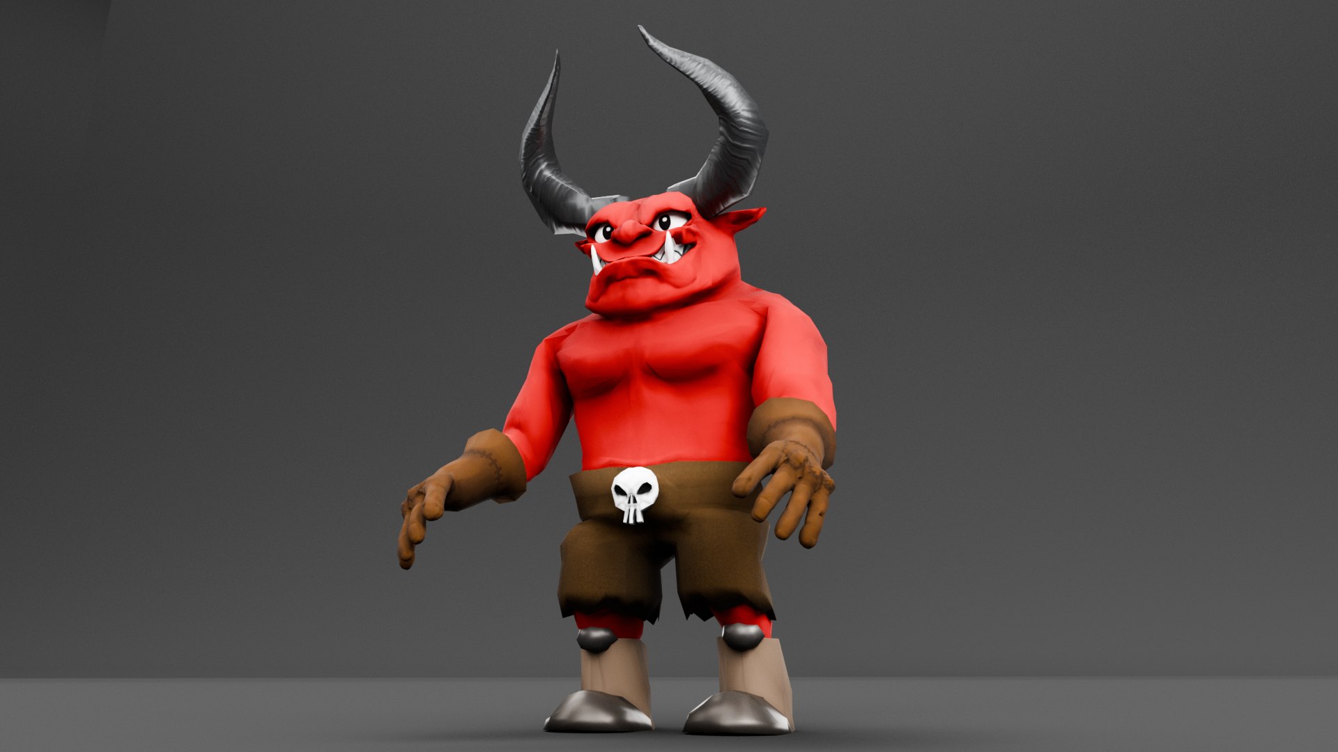3 Demon Video Game Characters Model - TurboSquid 2337905
