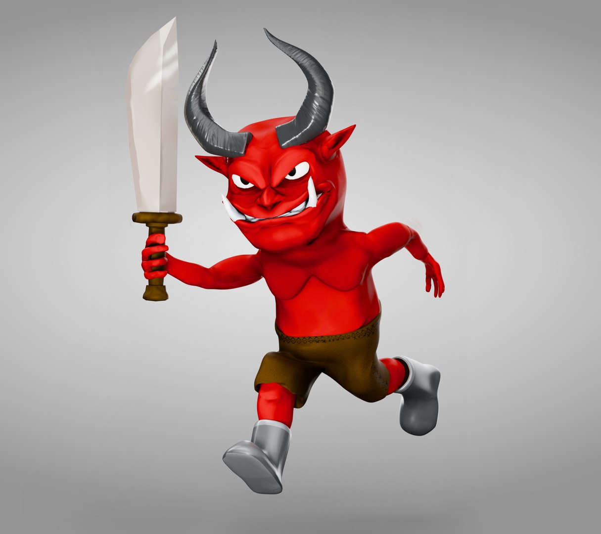 3 Demon Video Game Characters Model - TurboSquid 2337905