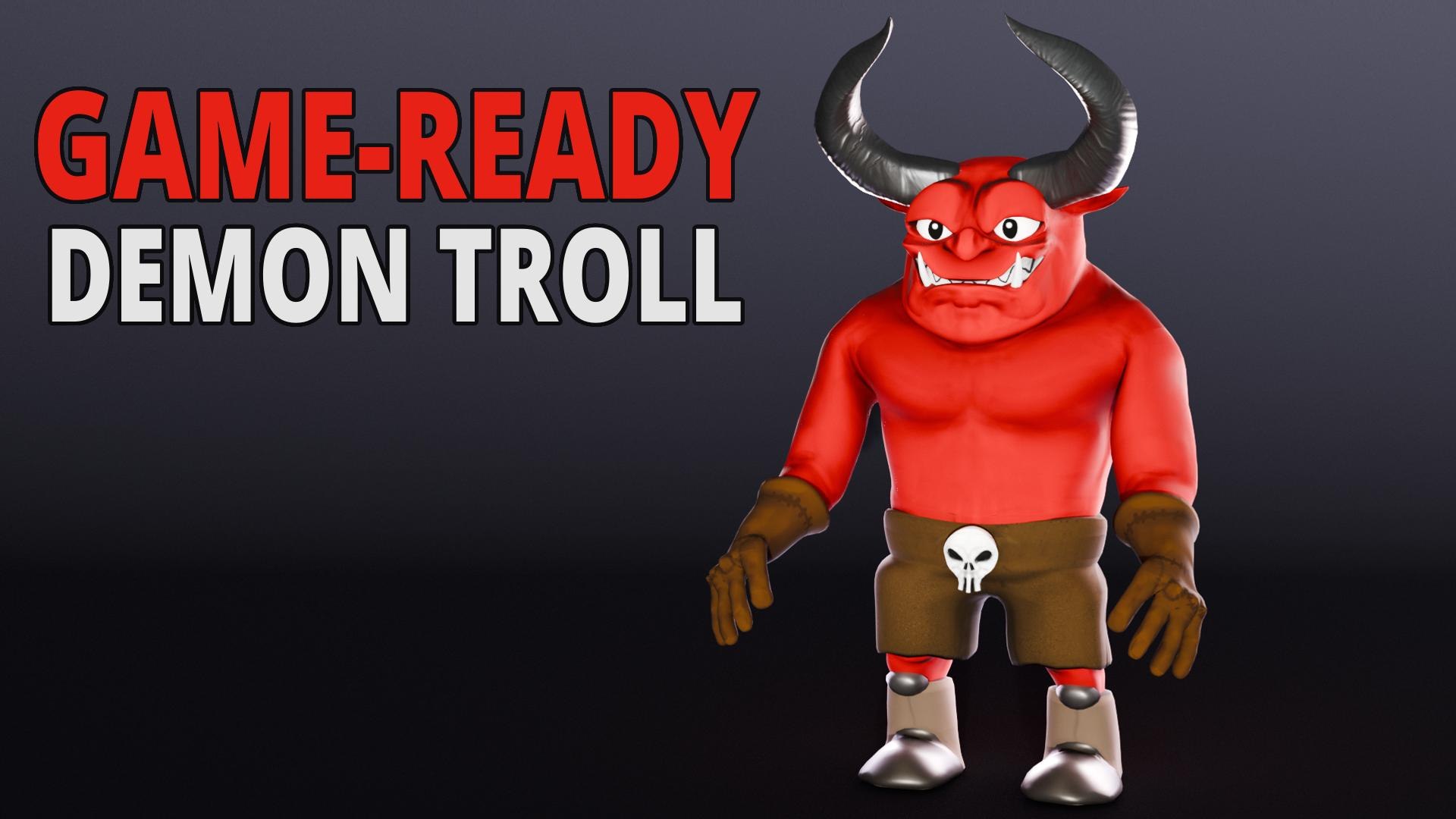 3 Demon Video Game Characters Model - TurboSquid 2337905