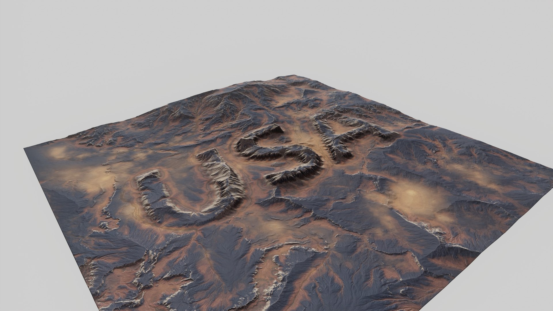 3D USA Mountain Shape Model - TurboSquid 2137182