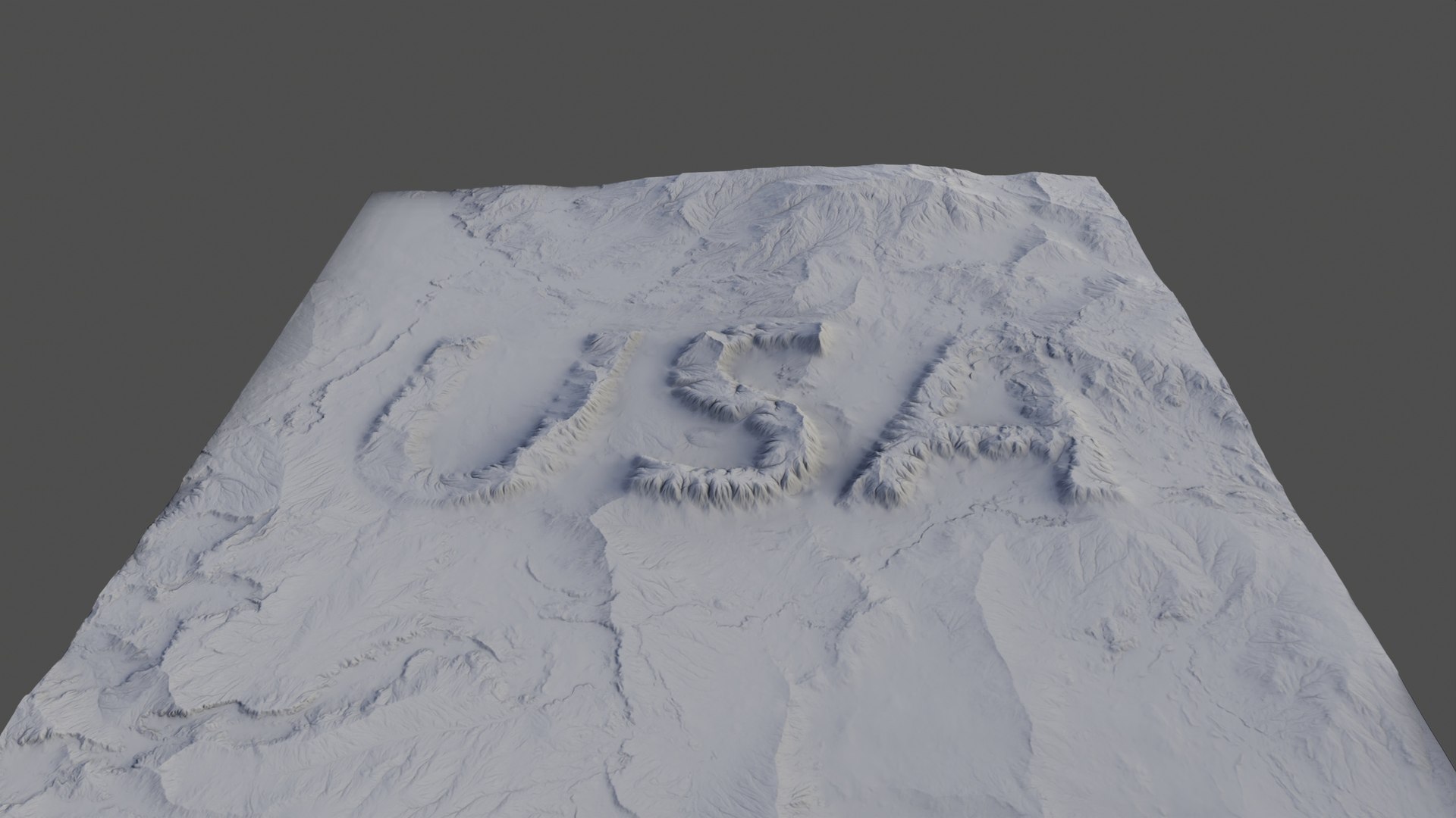 3D USA Mountain Shape Model - TurboSquid 2137182