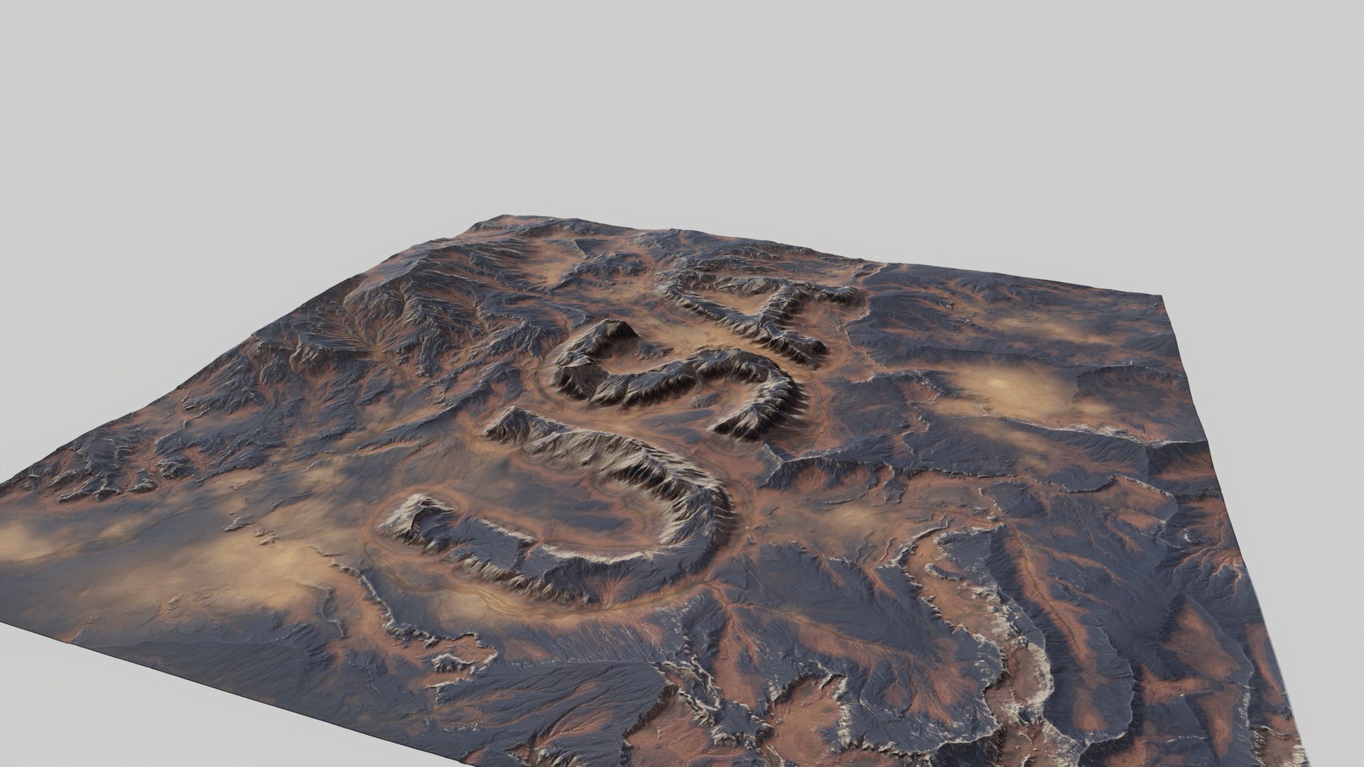 3D USA Mountain Shape Model - TurboSquid 2137182