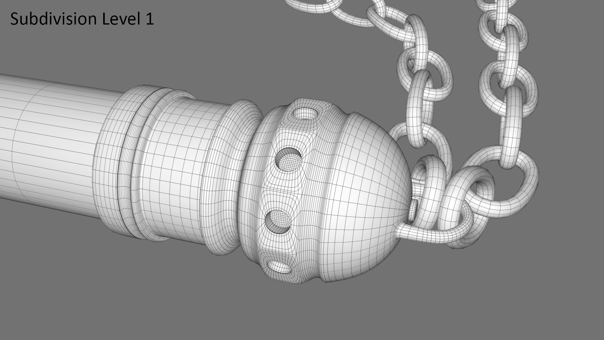 3D Morningstar Weapon - TurboSquid 1667163