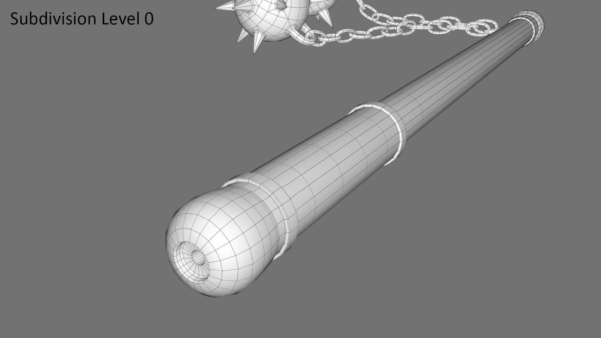 3D Morningstar Weapon - TurboSquid 1667163