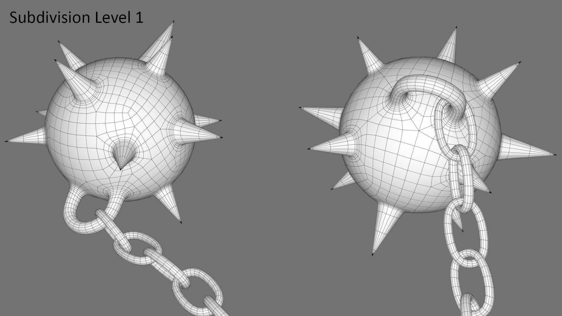 3D Morningstar Weapon - TurboSquid 1667163