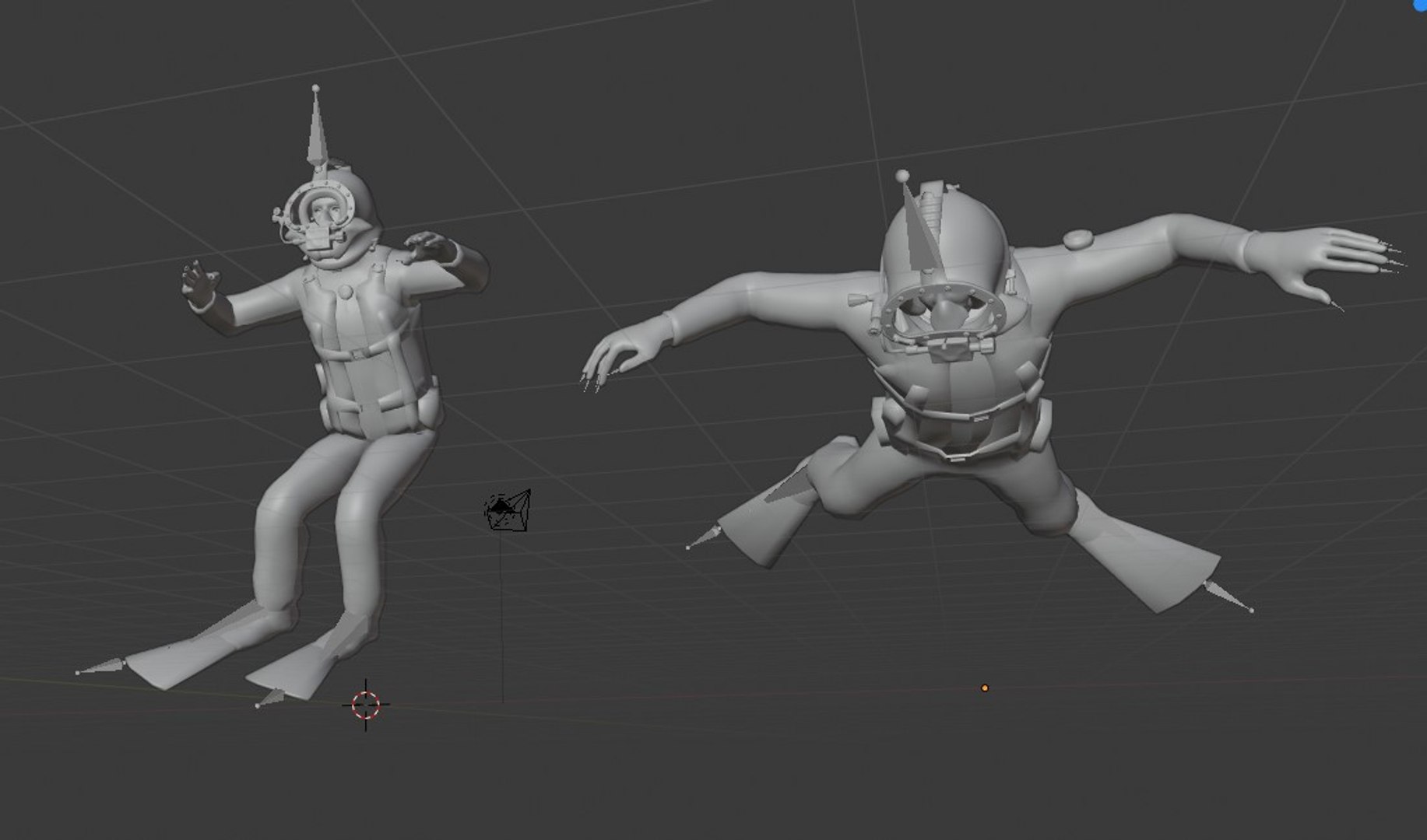 3D Commercial Diver Model - TurboSquid 1435661