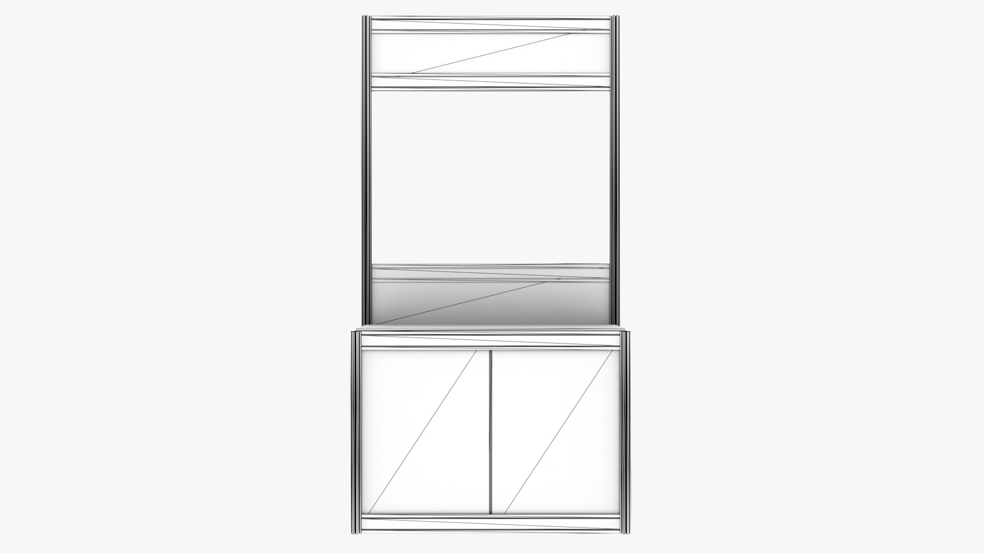 Octanorm Reception Counter 3D - TurboSquid 2149784