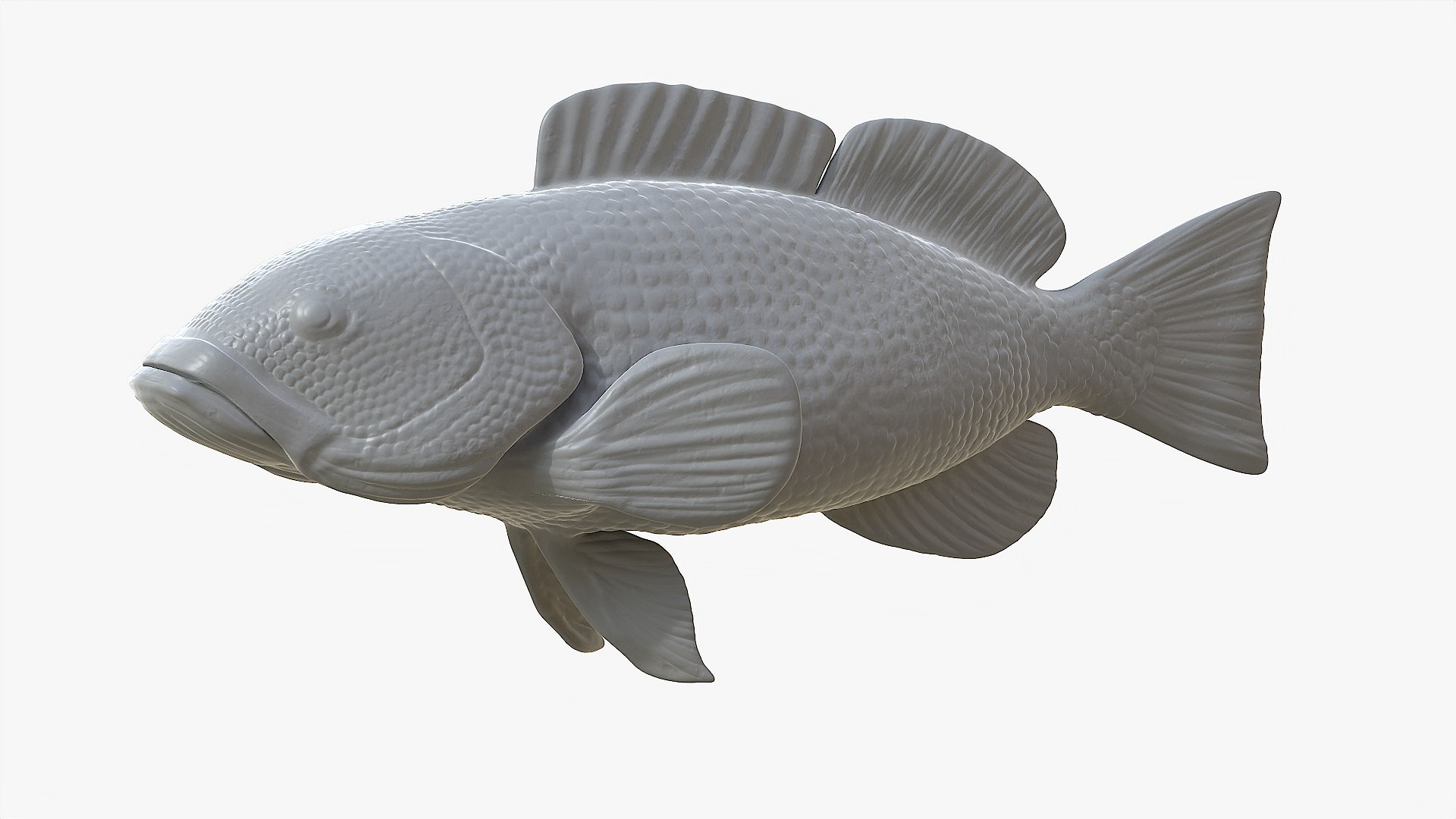 Fish Sculpture 3D Model - TurboSquid 1917661