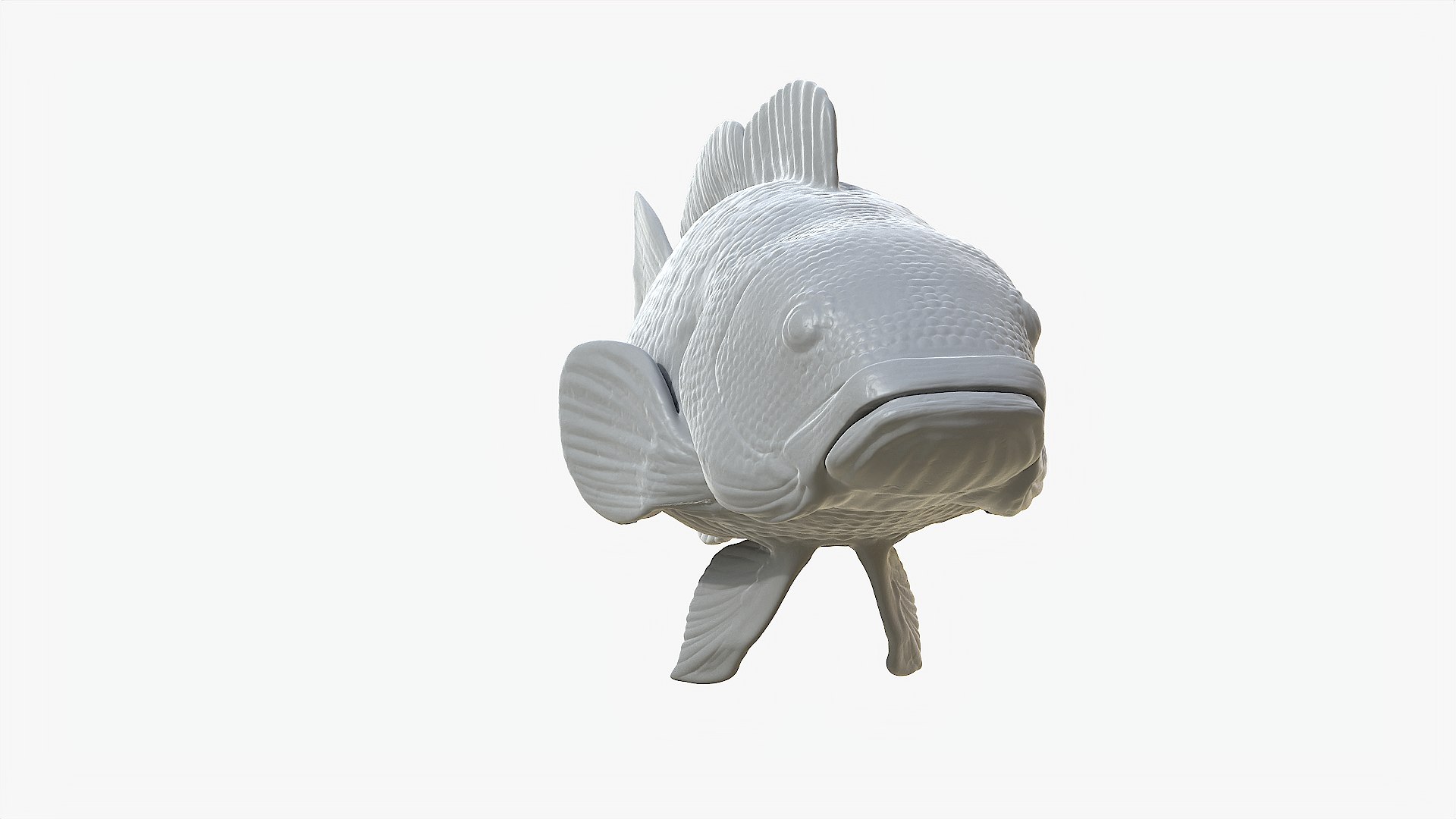 Fish Sculpture 3D Model - TurboSquid 1917661