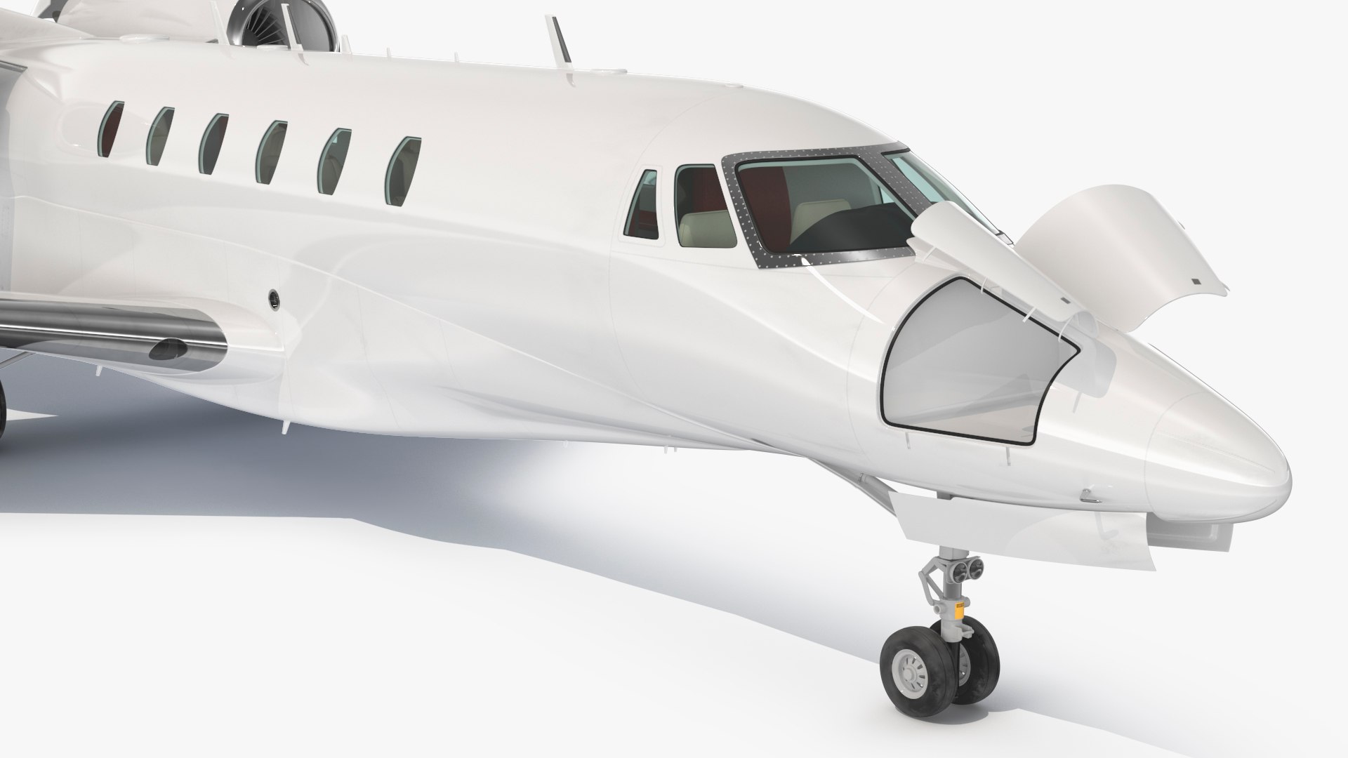3D Private Jet Cessna Citation X With Luxury Interior Rigged Model ...