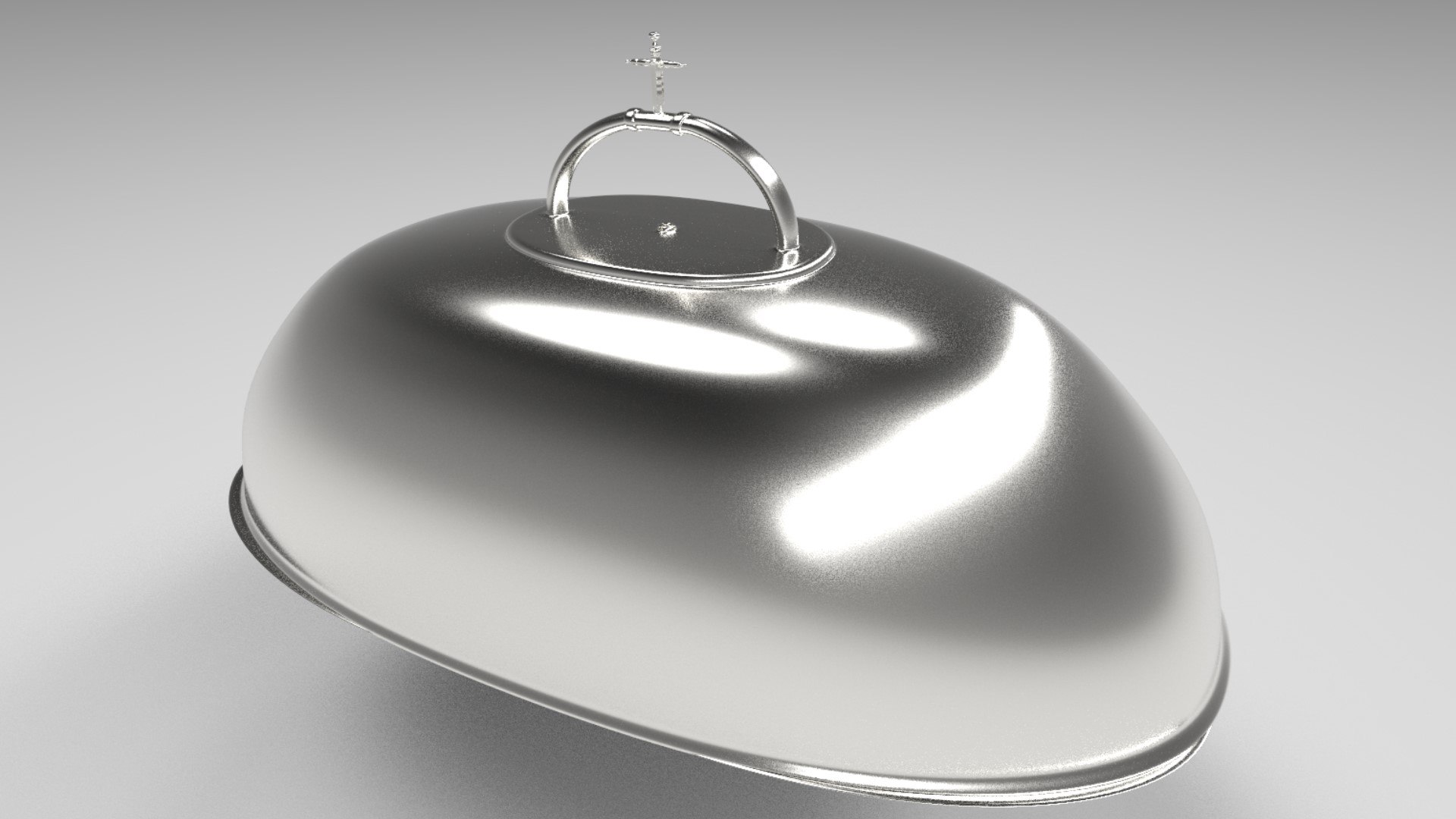 Silver Platter Prop 3D Model - TurboSquid 1654258