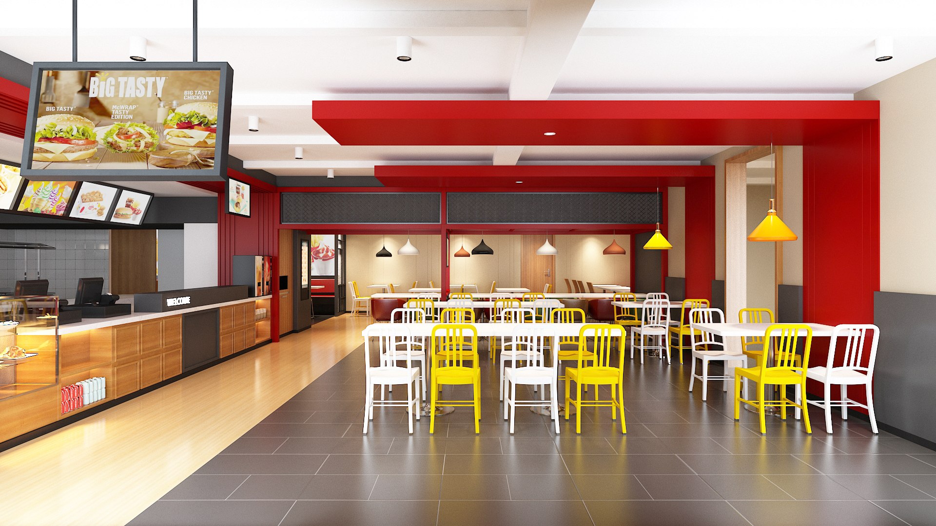 Fast Food Restaurant Collection 01 3D Model - TurboSquid 2050656
