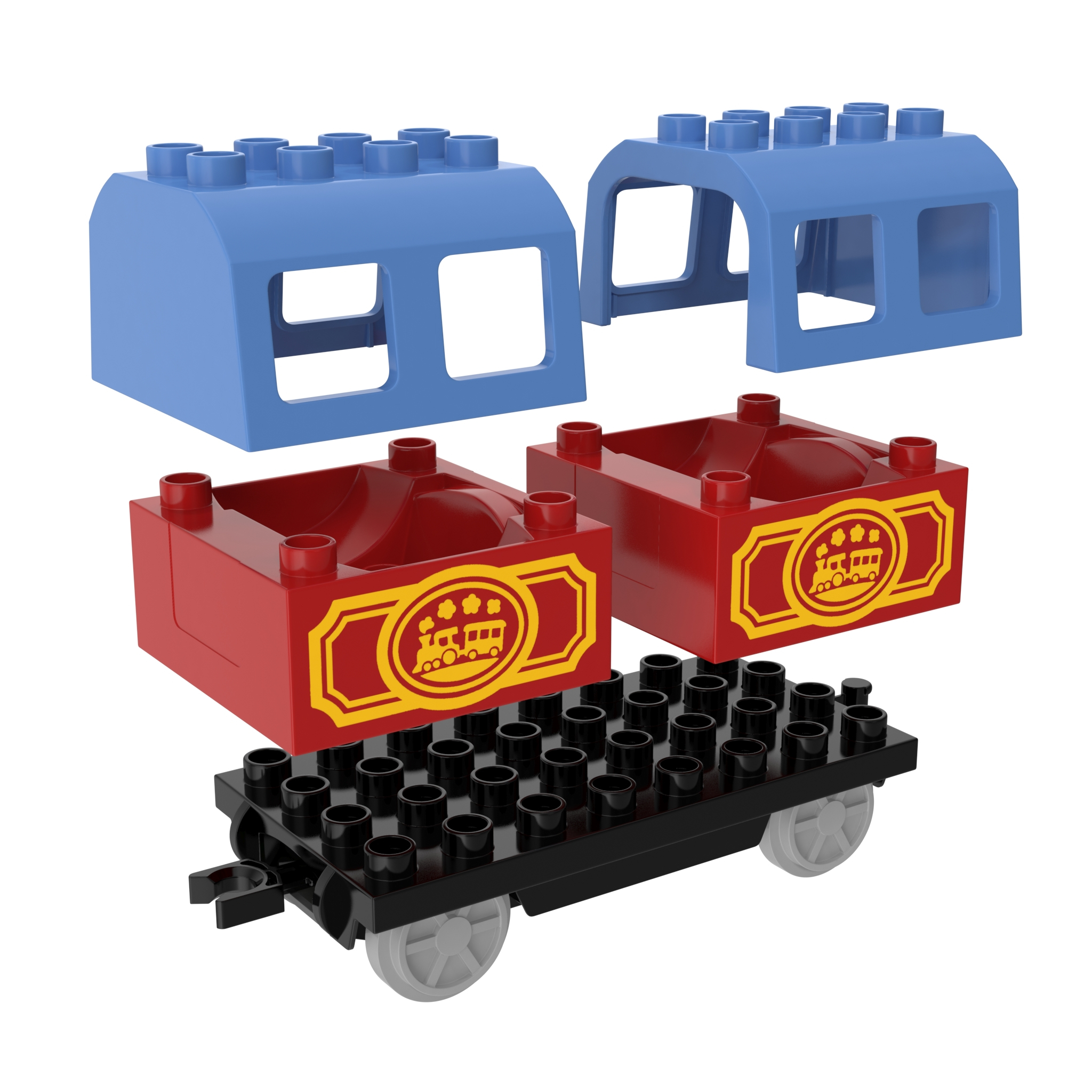 Lego Duplo Train Set 3D model - TurboSquid 1719845