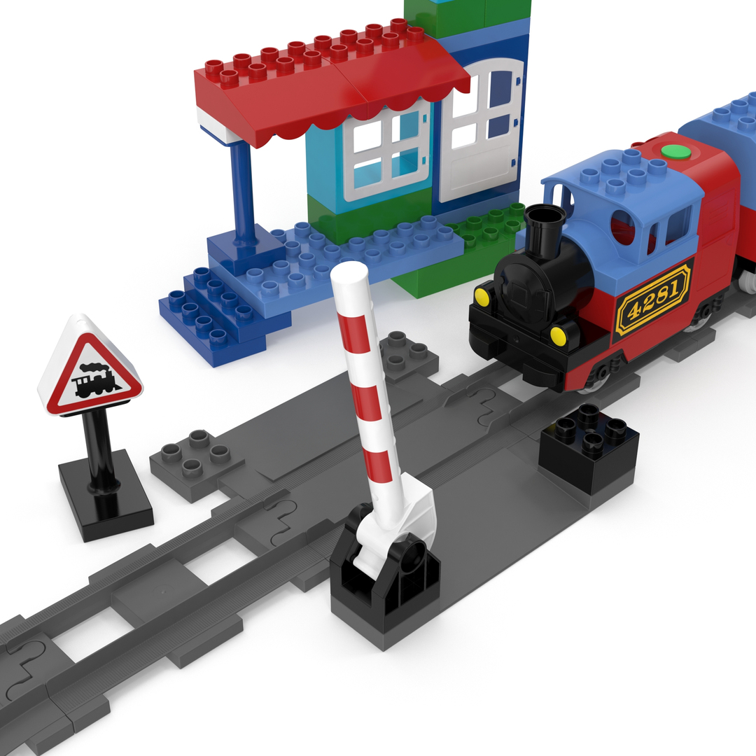 Lego Duplo Train Set 3D model - TurboSquid 1719845