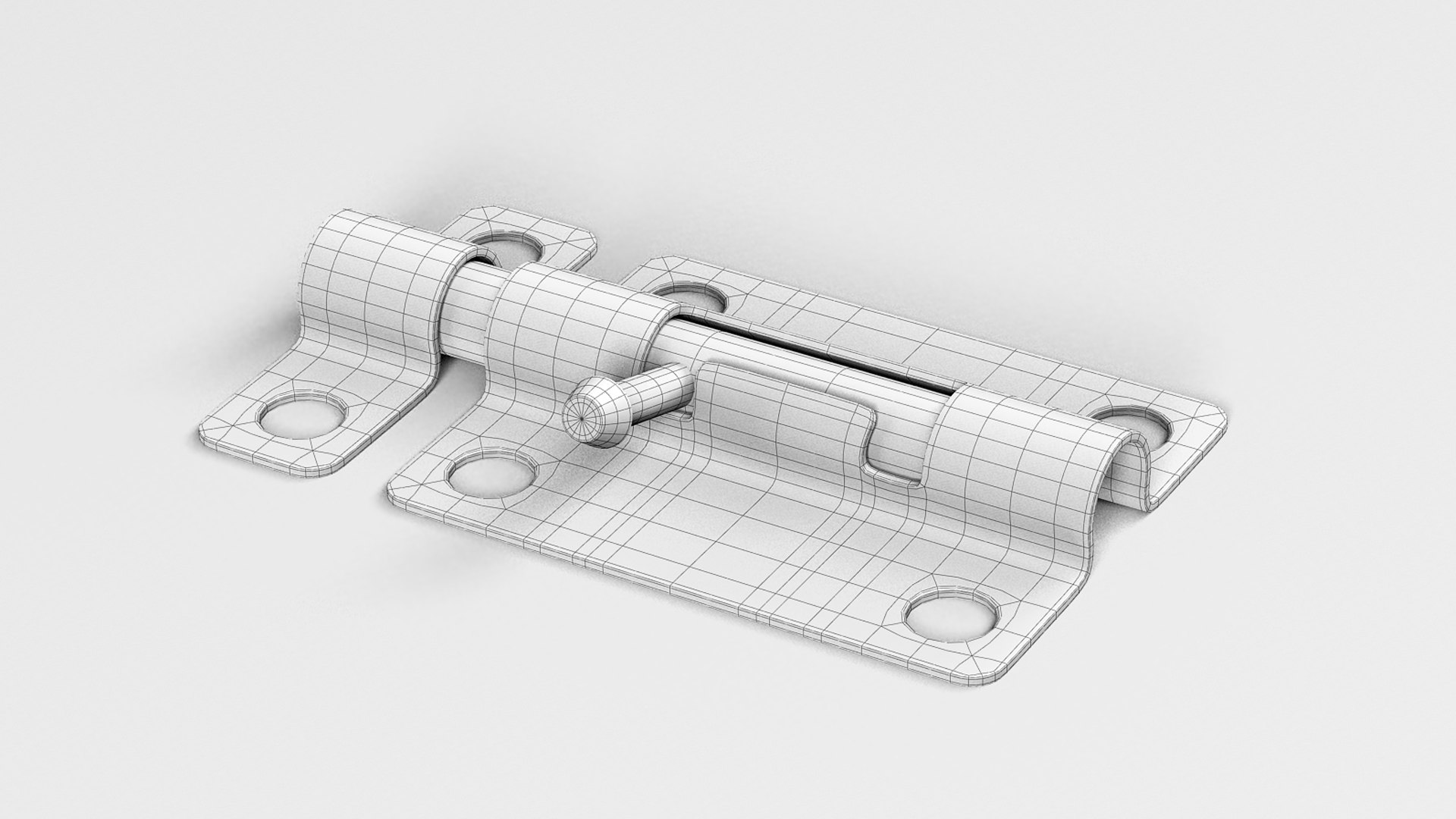 3D Door Latch Model - TurboSquid 1817763