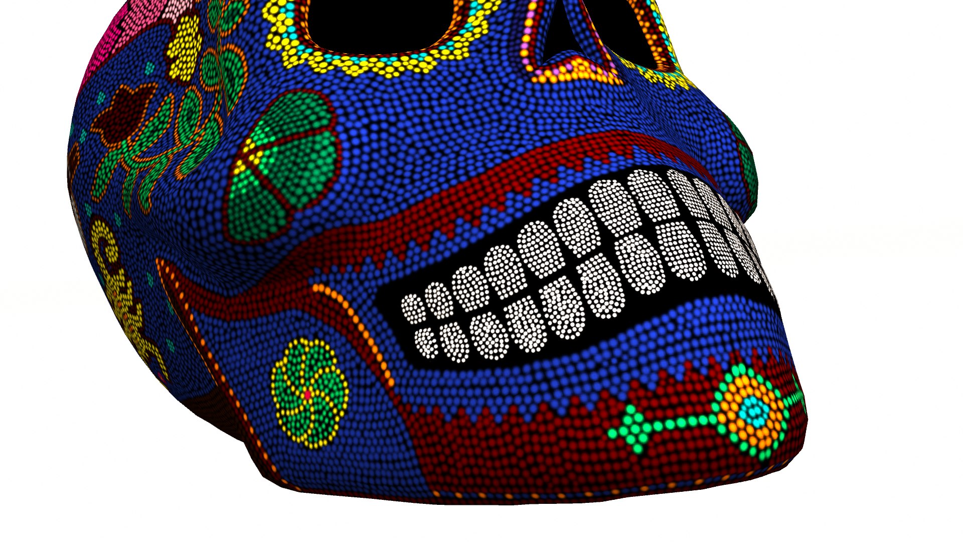 Wixarica Skull 3D Model - TurboSquid 1843452