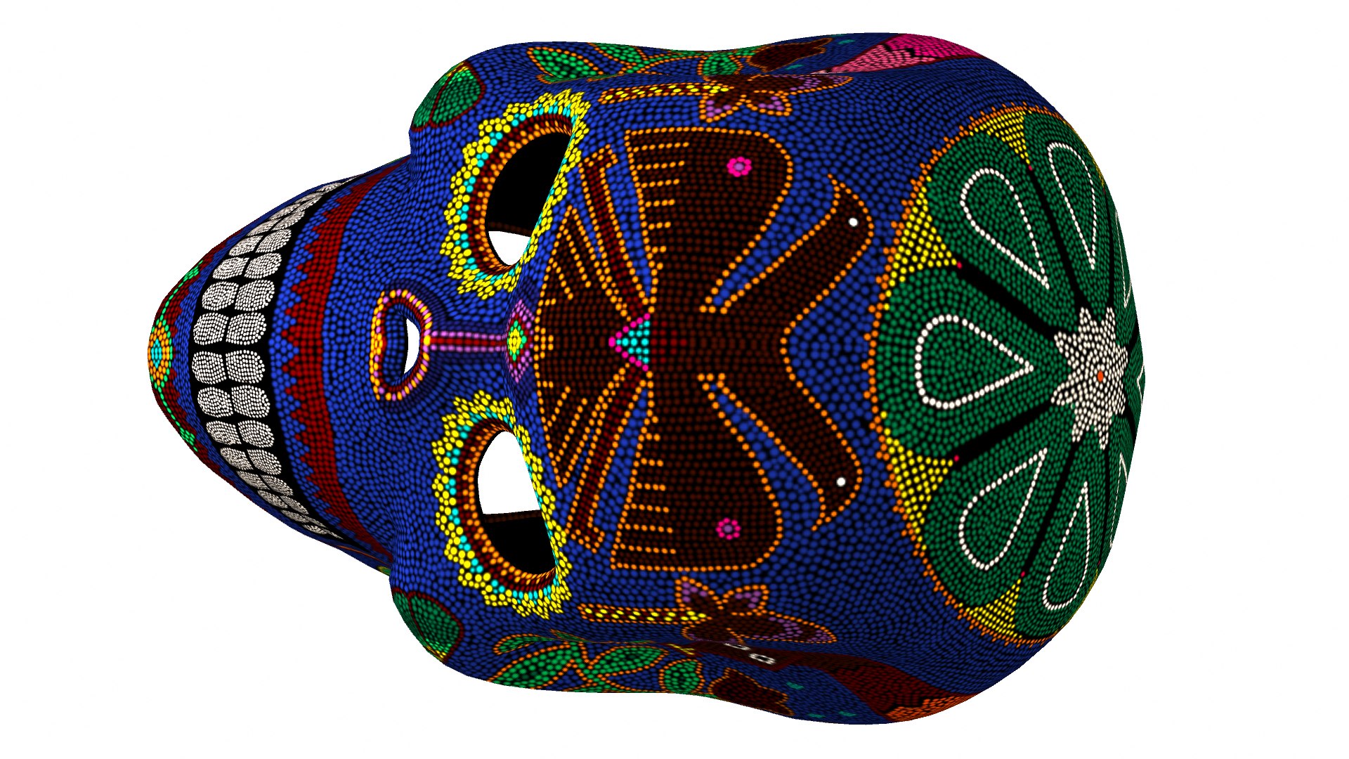 Wixarica Skull 3D Model - TurboSquid 1843452