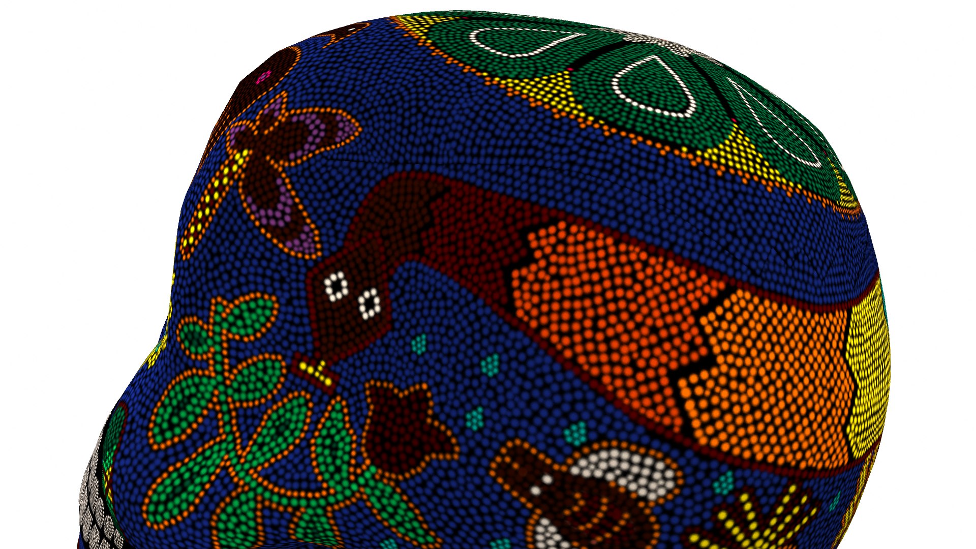 Wixarica Skull 3D Model - TurboSquid 1843452