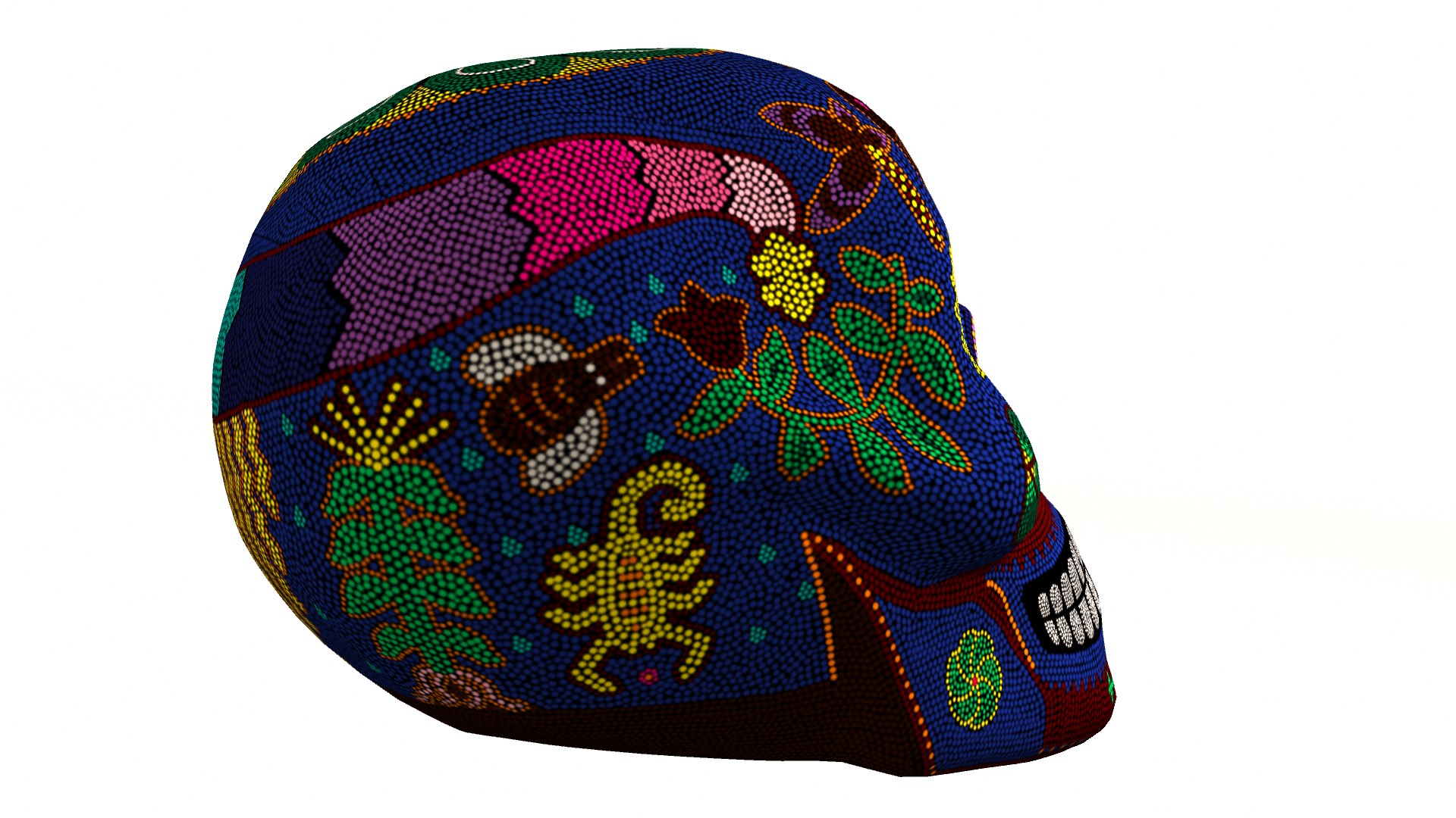 Wixarica Skull 3D Model - TurboSquid 1843452